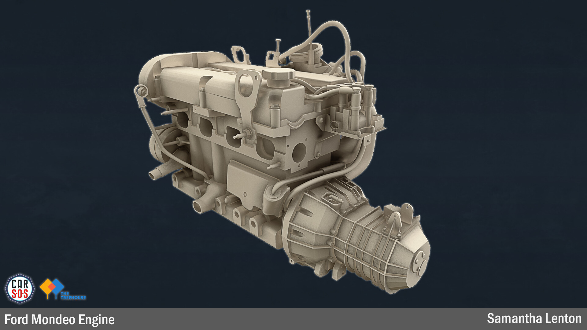 ArtStation - Car S.O.S - Ford Mondeo Engine