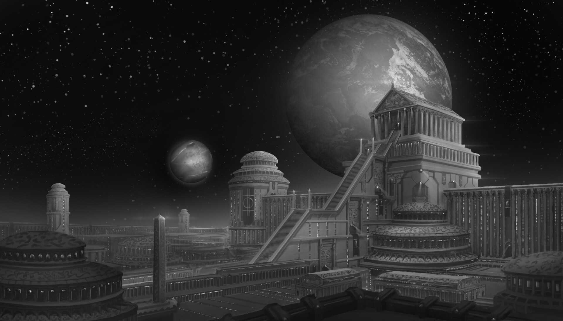 ArtStation - Art for the book: Anthropia by M.Atherton