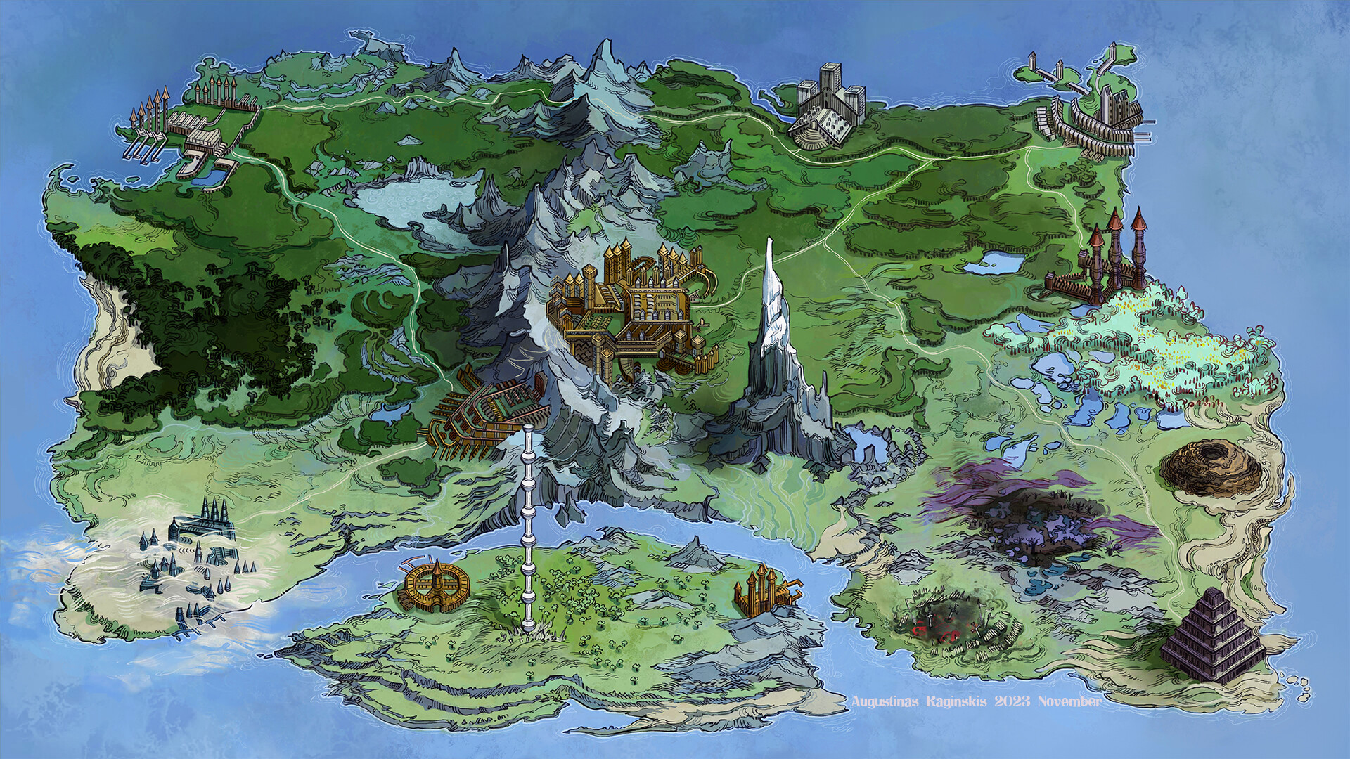 ArtStation - Map for Fallen Down