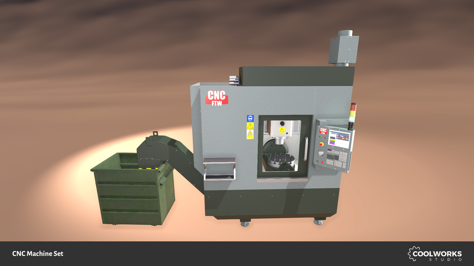 ArtStation - CNC Machine Set [CoolWorks Studio]