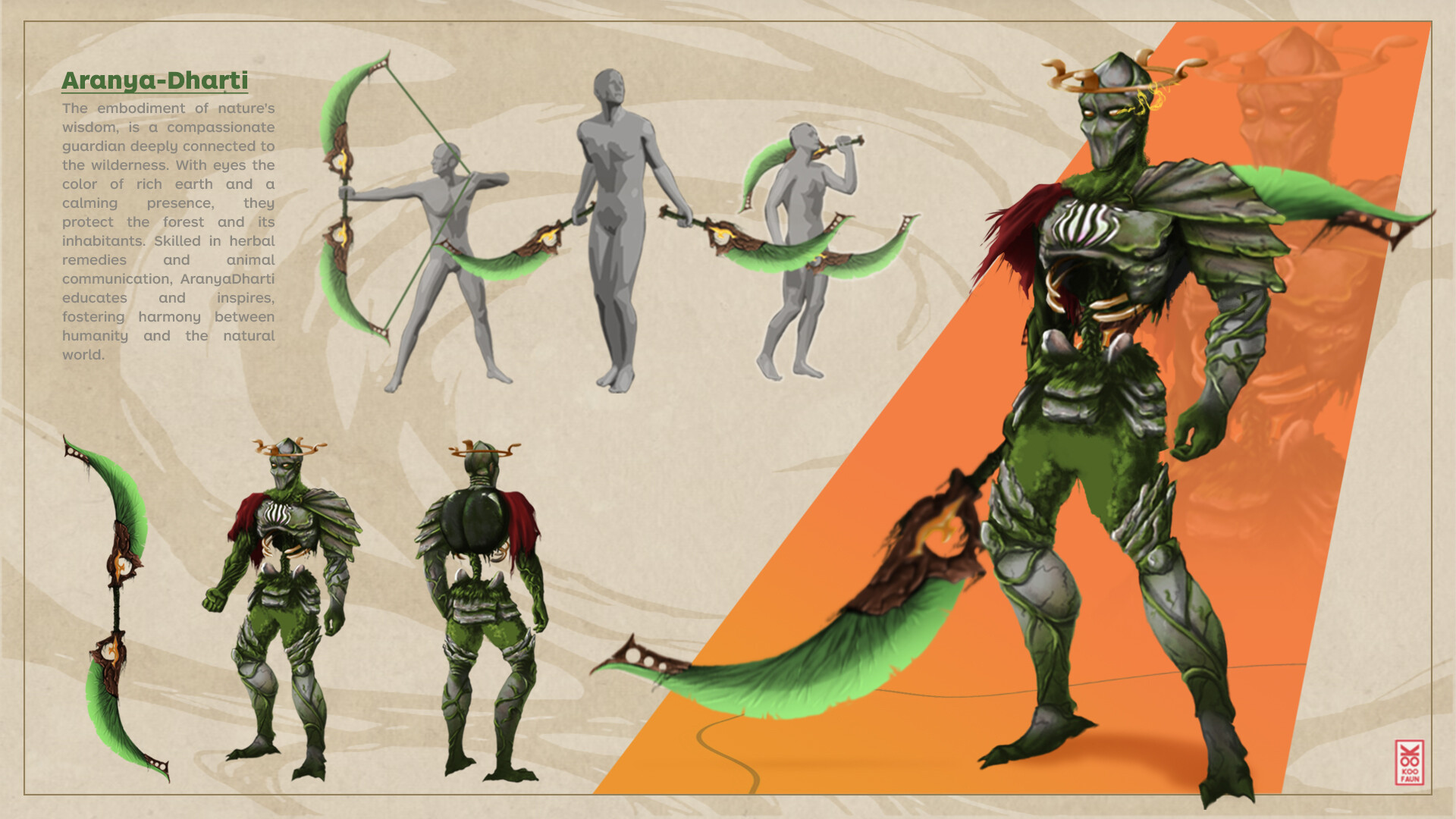 ArtStation - Character Concept Art (Title - Earth Elemental Spirit)