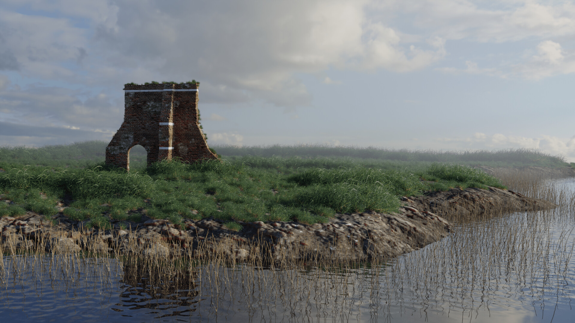 ArtStation - Castle Ruins Project