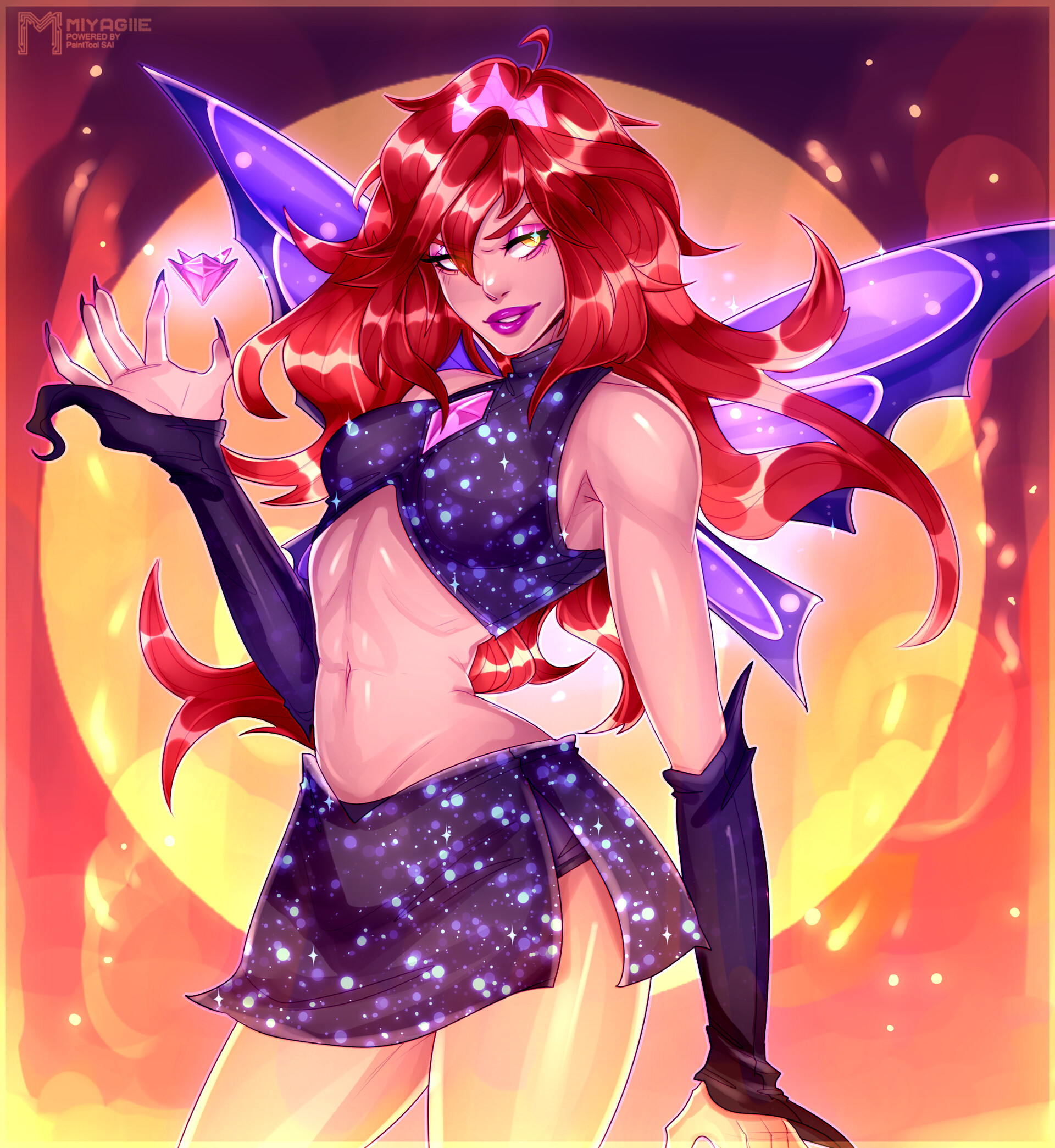 MIYAGIIE - Dark Bloom Winx Club Fanart