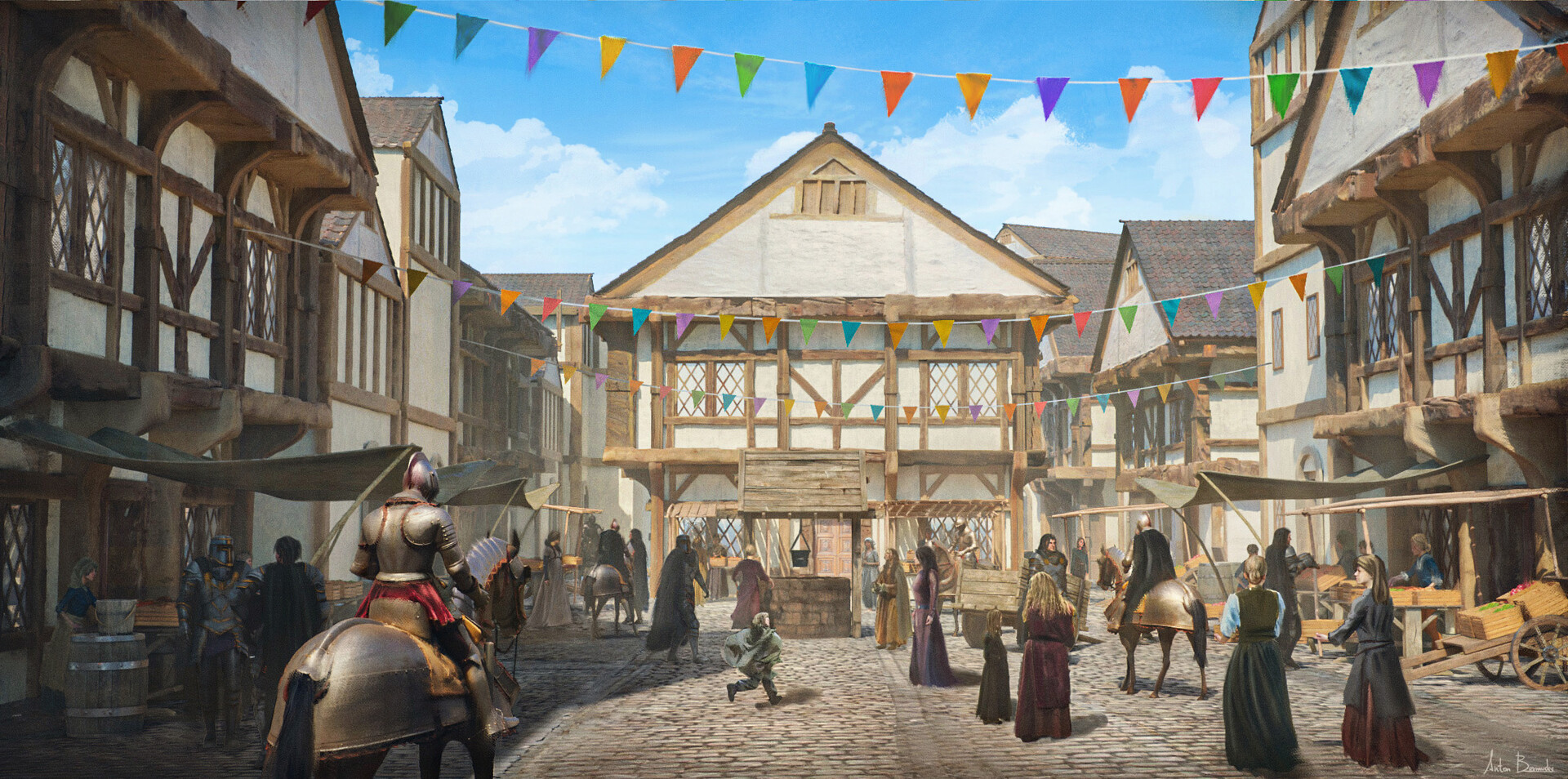 ArtStation - Medieval Market