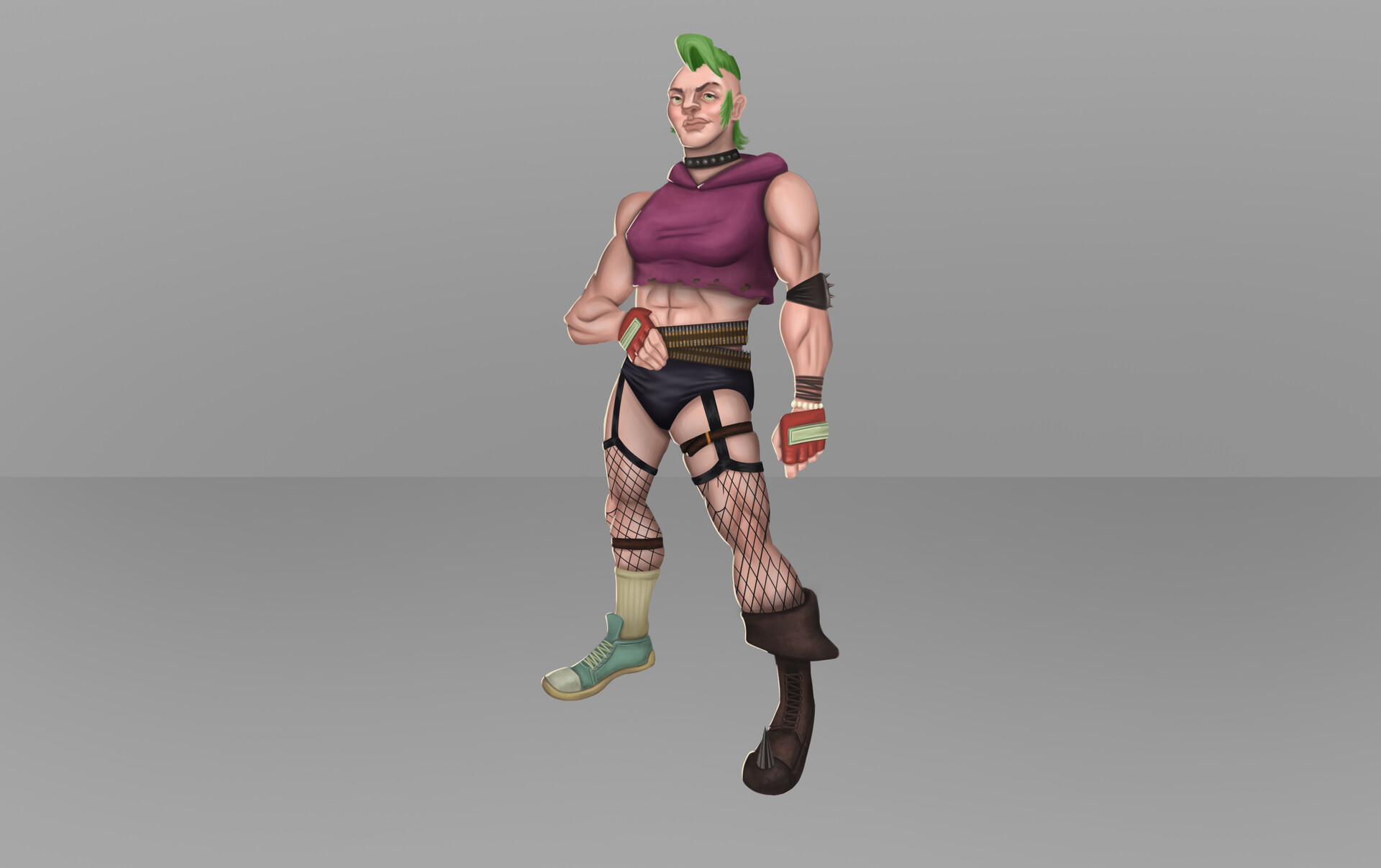 ArtStation - Punk Girl Character Design