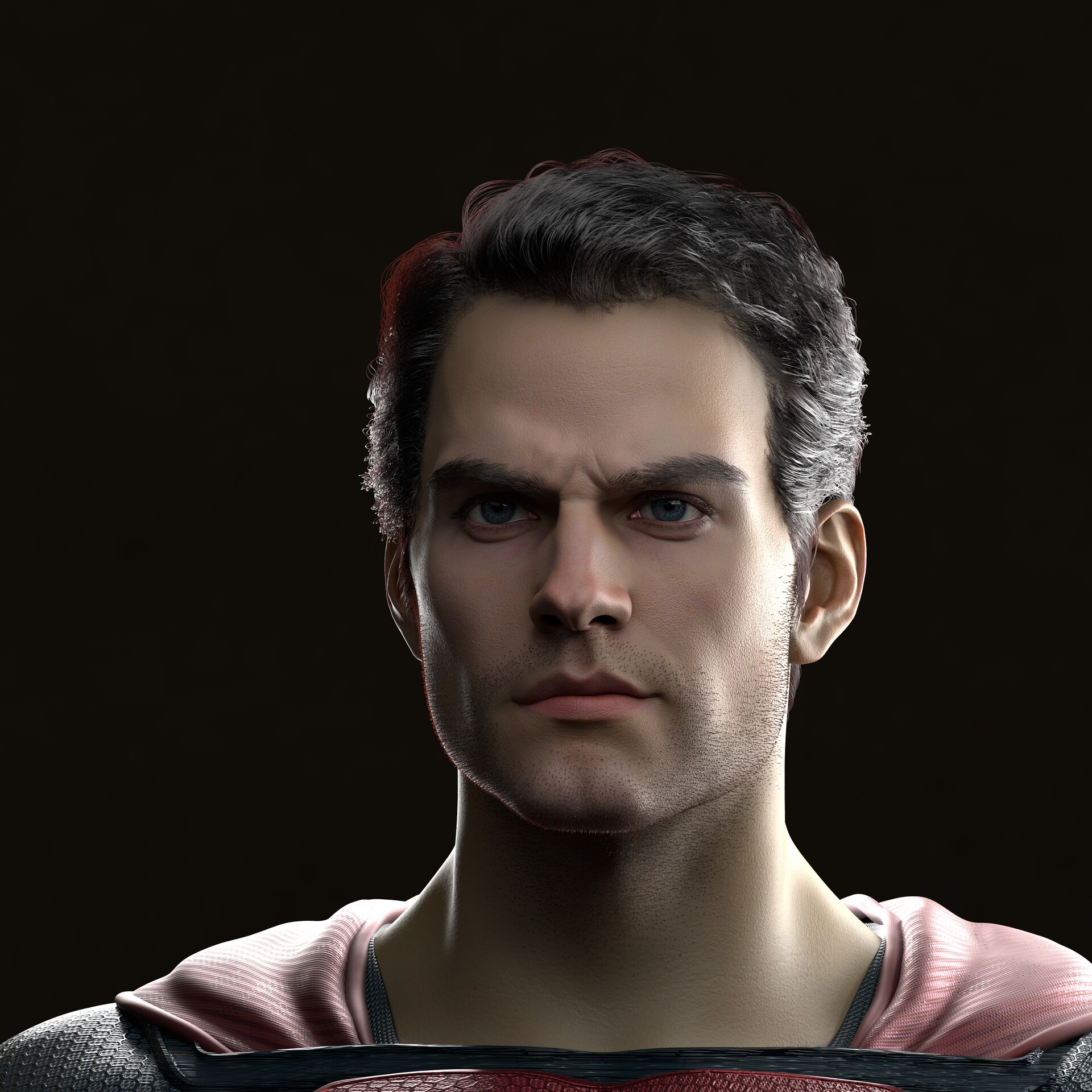 ArtStation - Superman -henry cavill-（同人）