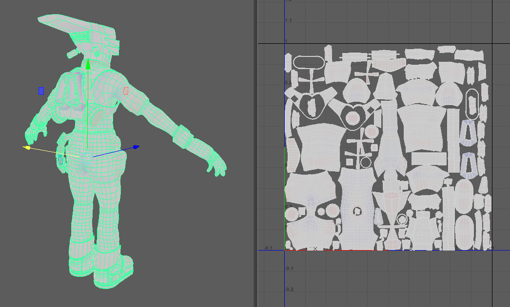 Alexander Britt - Semi-Realistic 3D Model of RED from "Bomb Rush Cyberfunk"