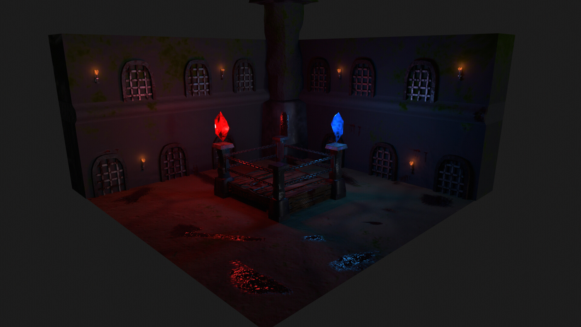 ArtStation - Dark Boxing Ring