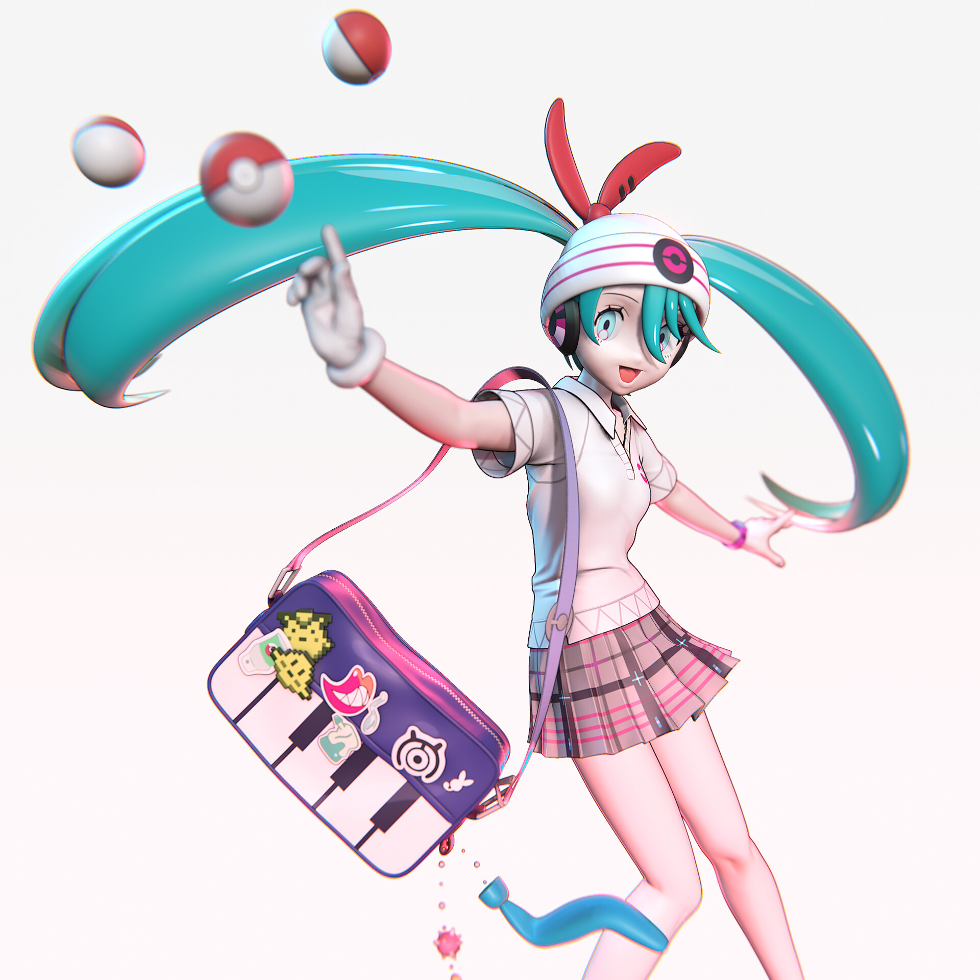 ArtStation - Miku Pokemon - Psychic type