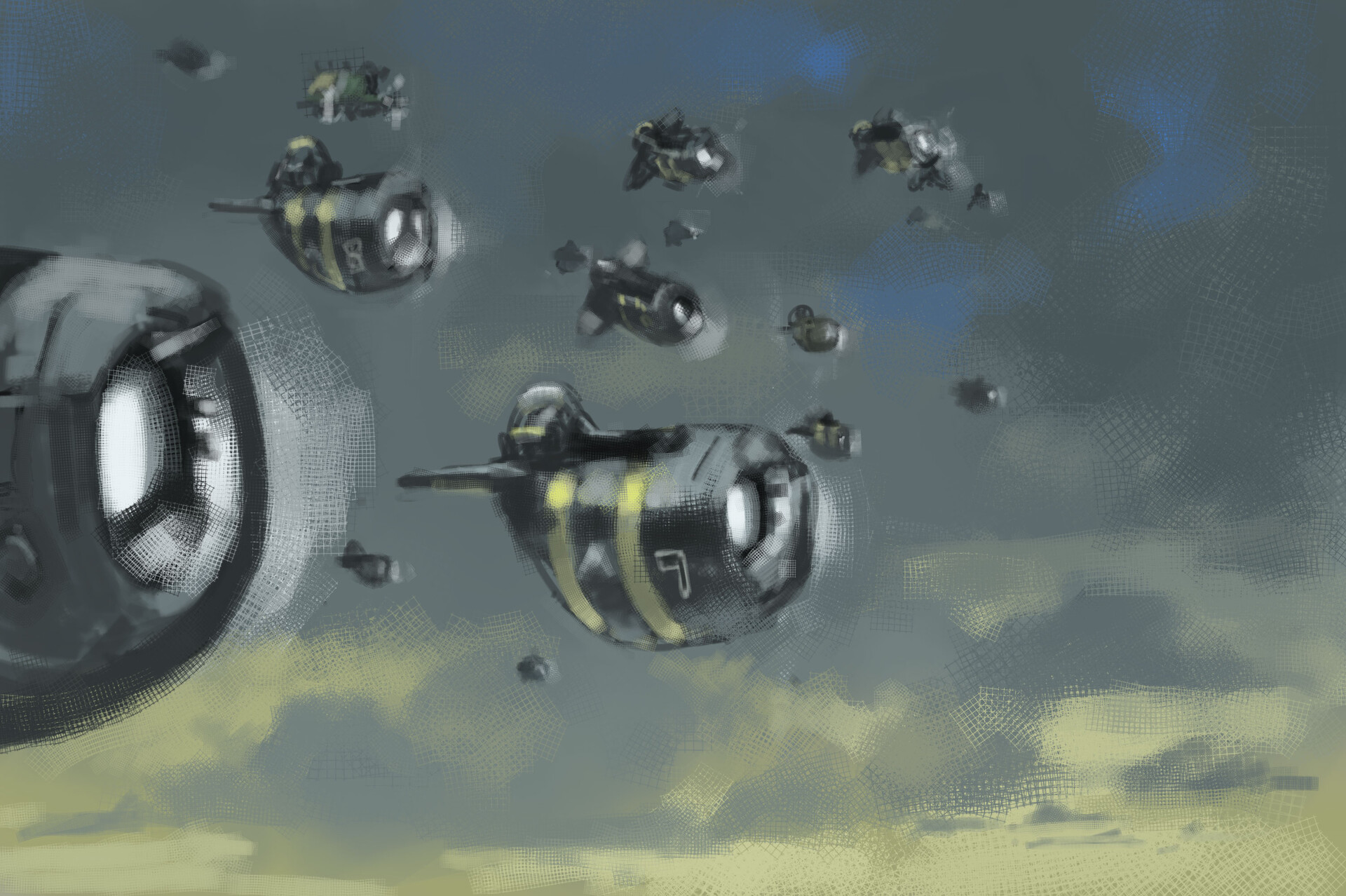 ArtStation - HELDEEP477: Worker Bees