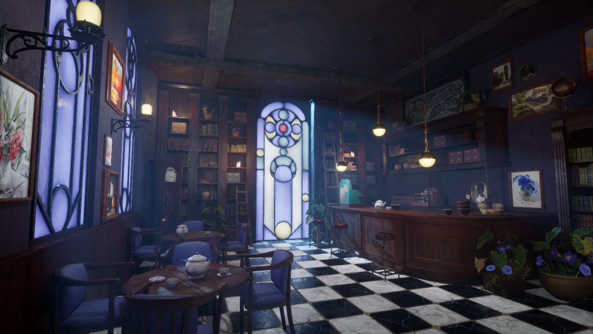 ArtStation - The Iris Den Tea Shop