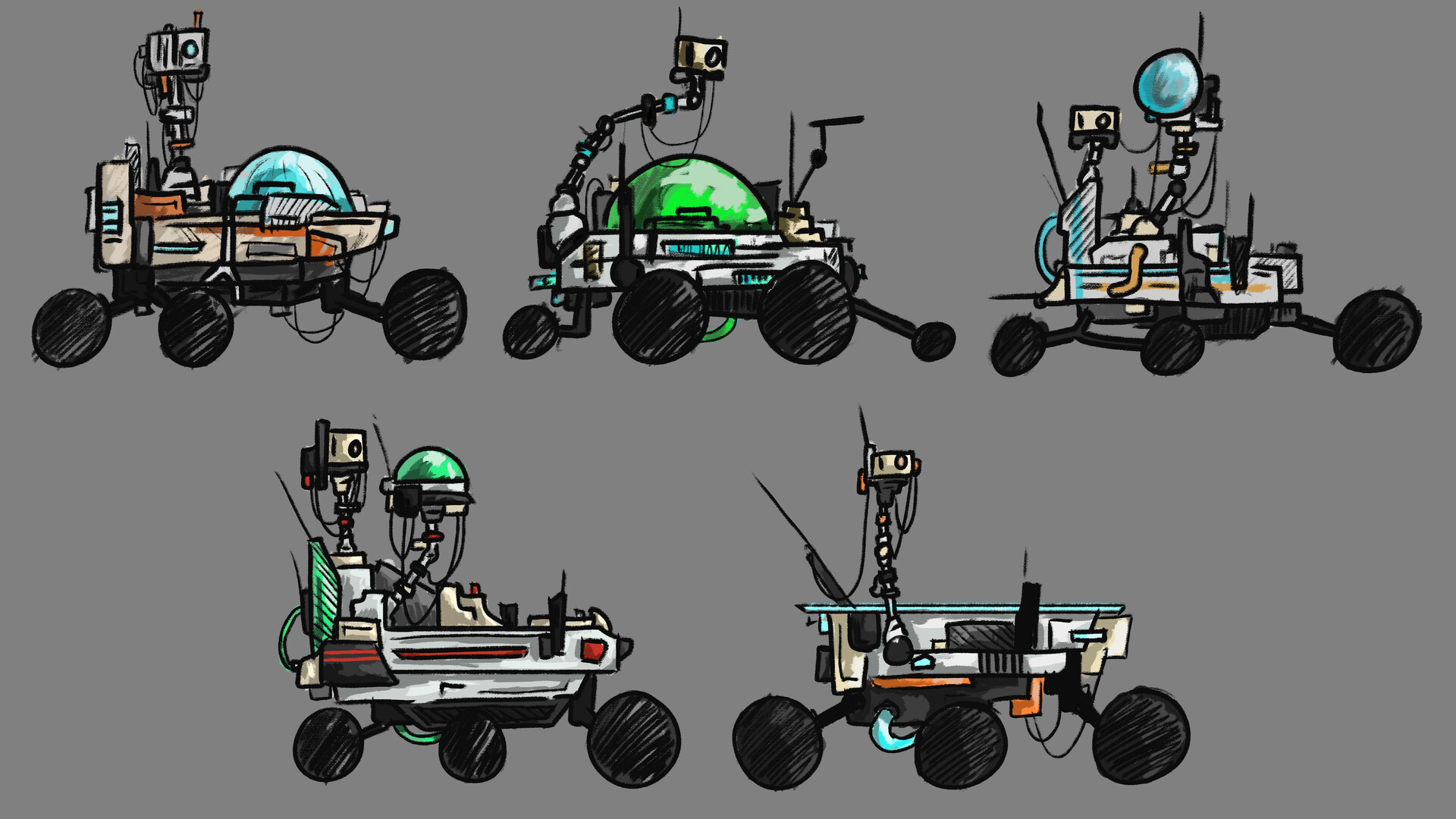 ArtStation - Concept : Rover