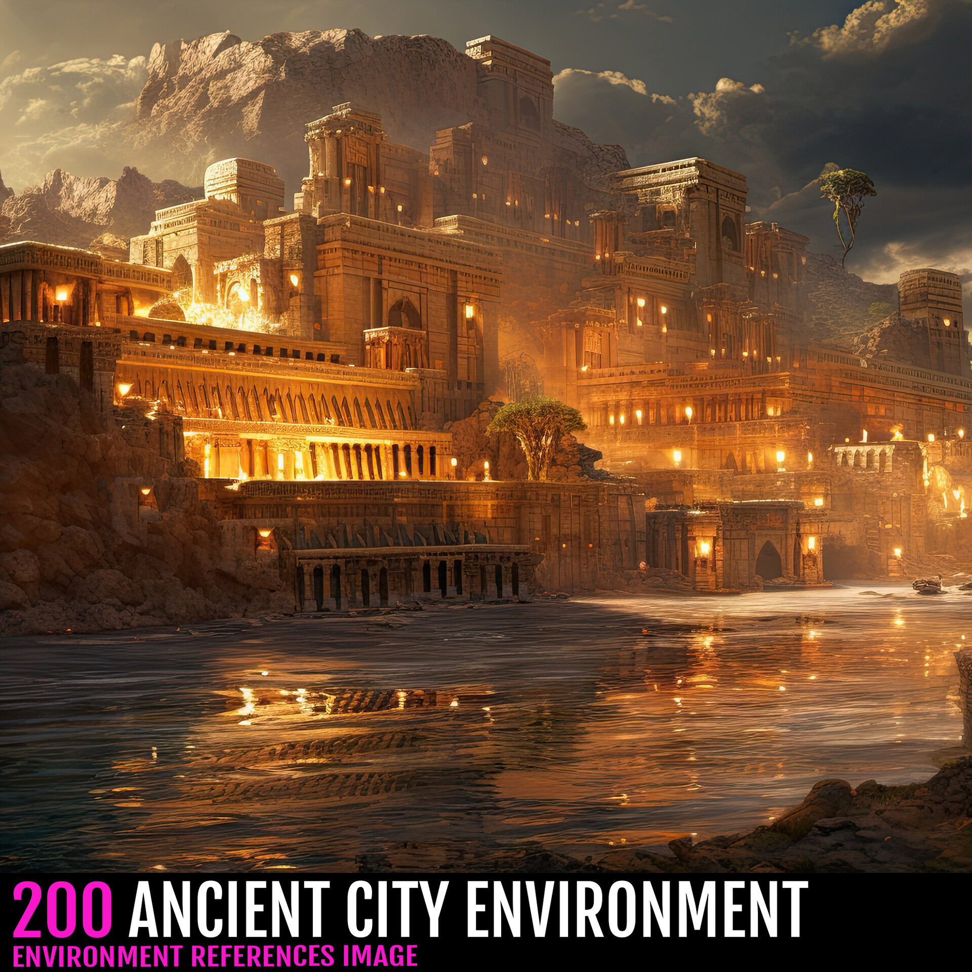 ArtStation - 200 ANCIENT CITY ENVIRONMENT / 4K