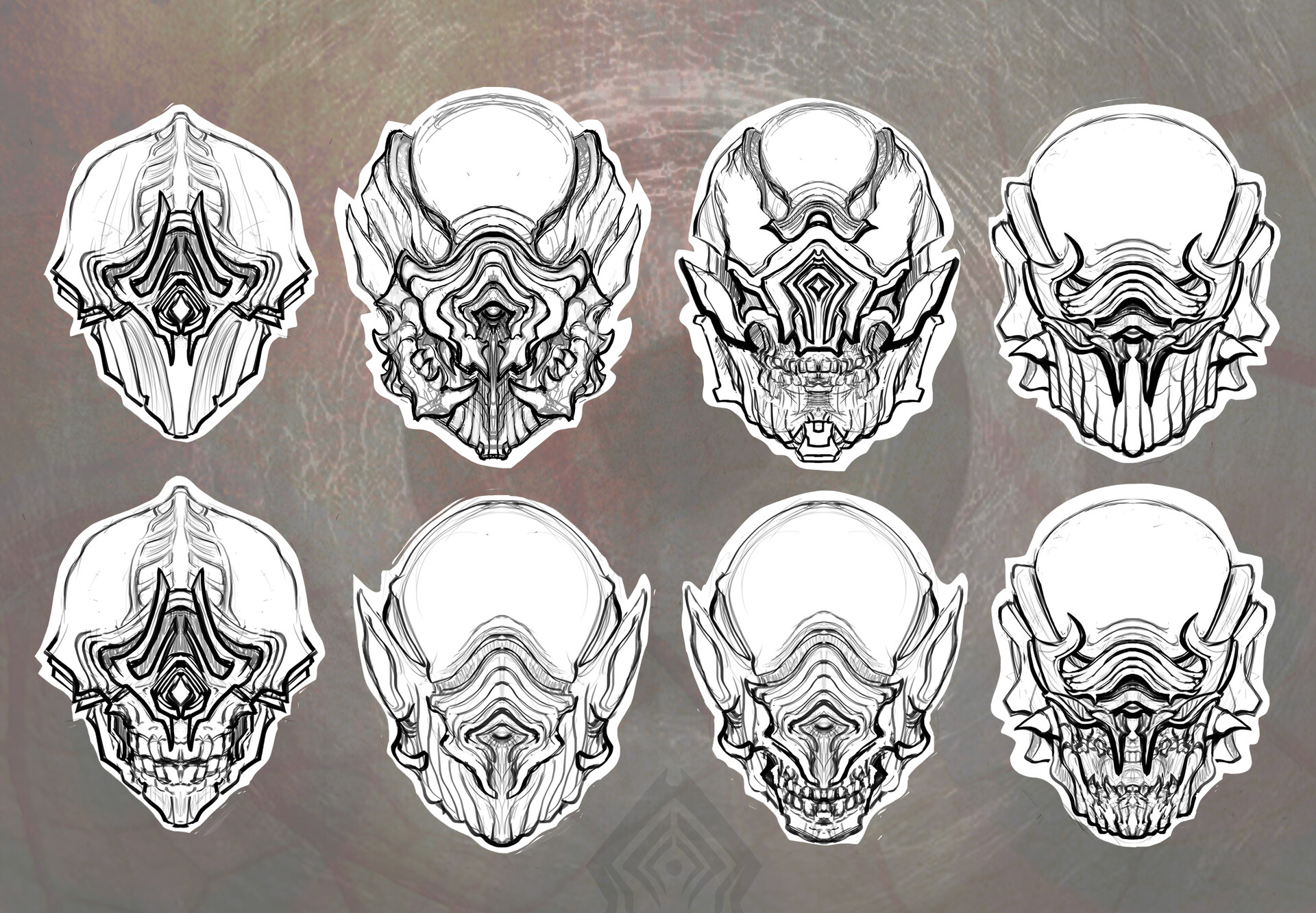 Andy Maldonado - -MORDRED- Abaddon Mohr - Stalker CONCEPT WORKS ...