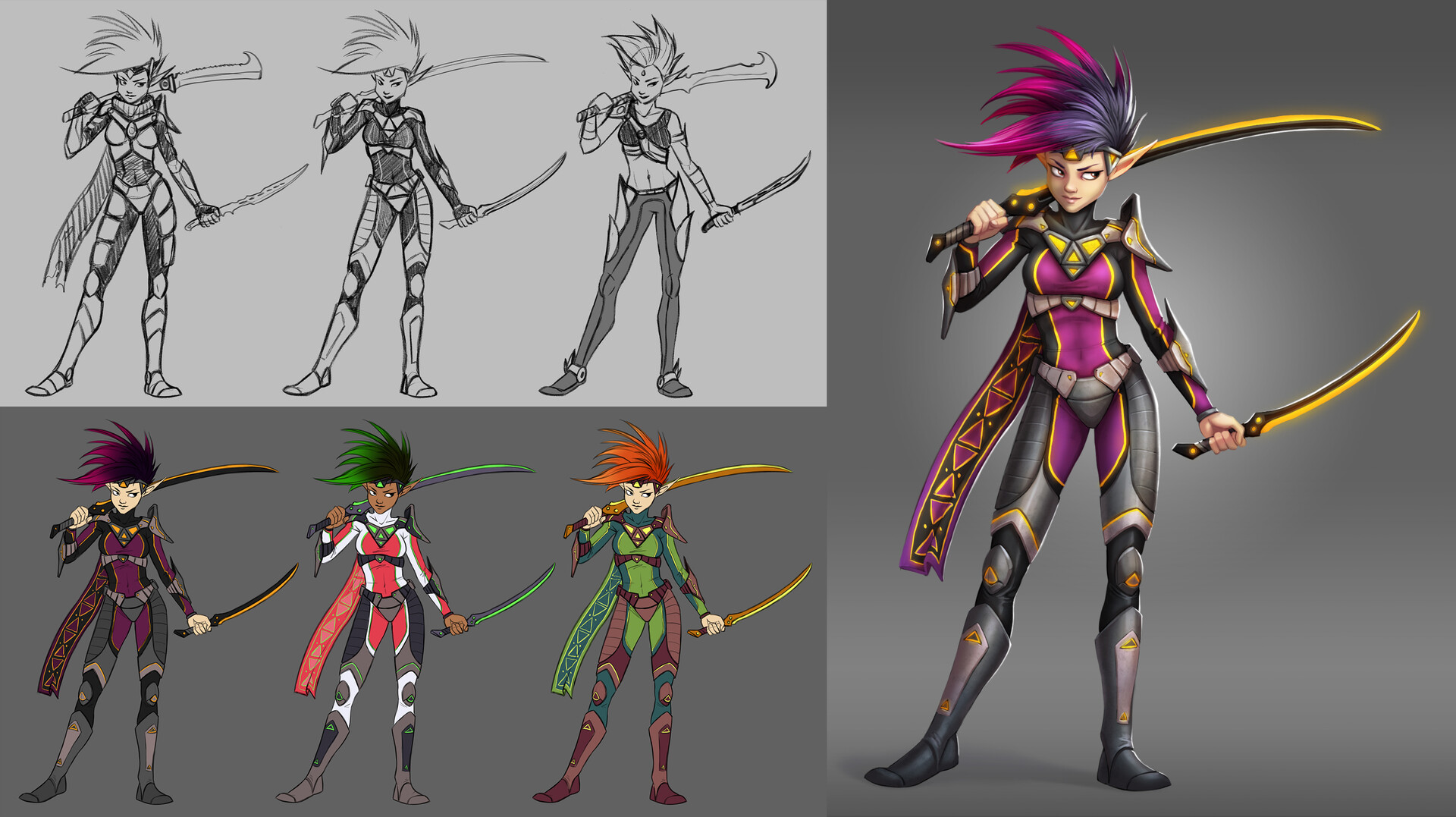 ArtStation - Character practice1