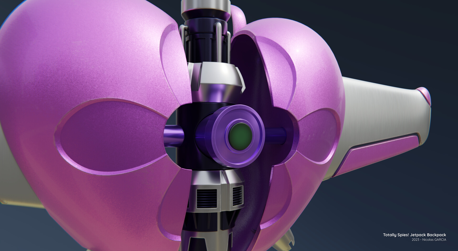 ArtStation - Totally Spies! Jetpack Backpack (Season 3)