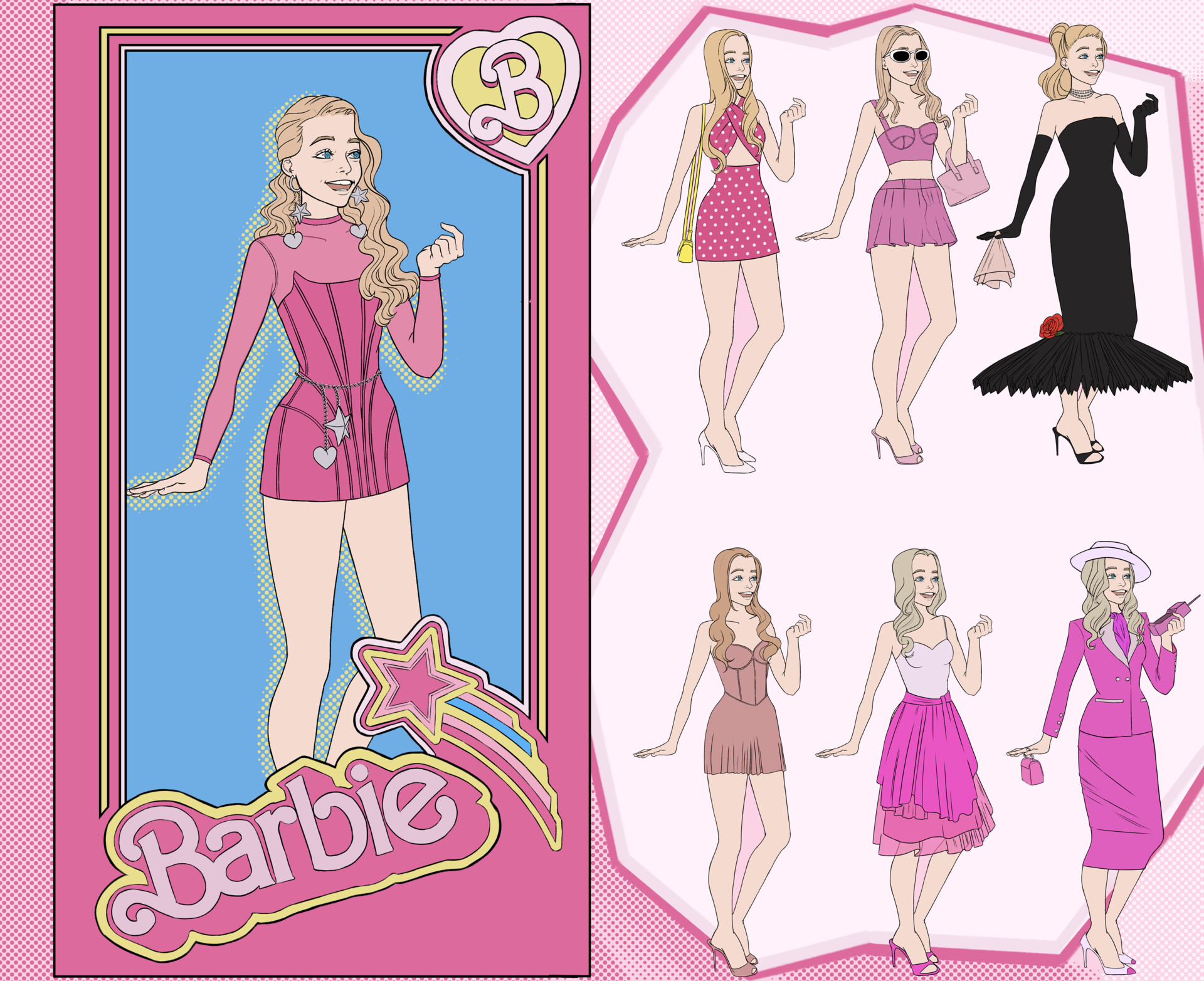 ArtStation - Barbie dress up