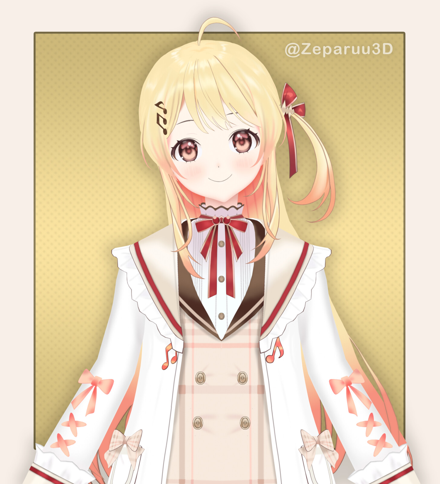 Zeparuu - Otonose Kanade (3D VTuber Fan-art)