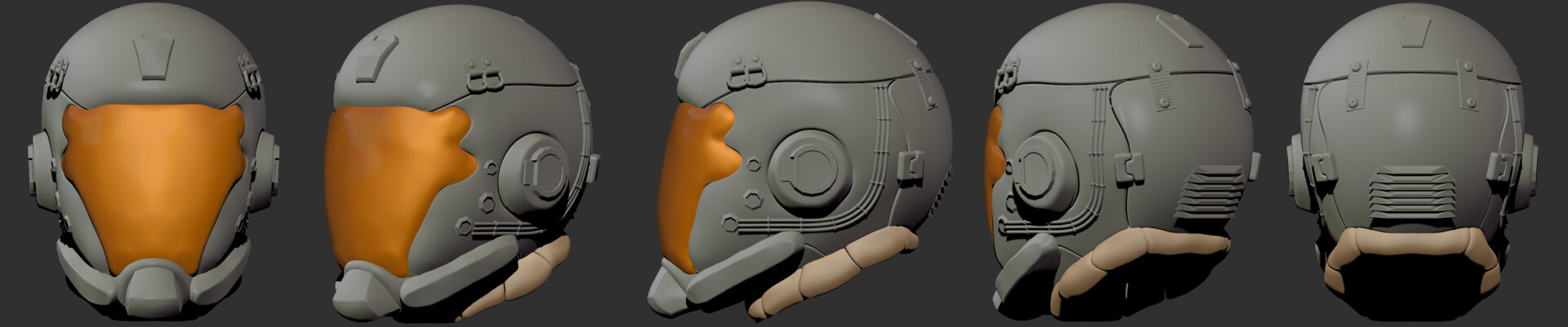ArtStation - Sci-Fi Helmet