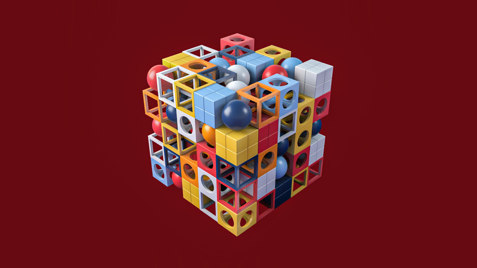 Devesh Singh - Cube abstract