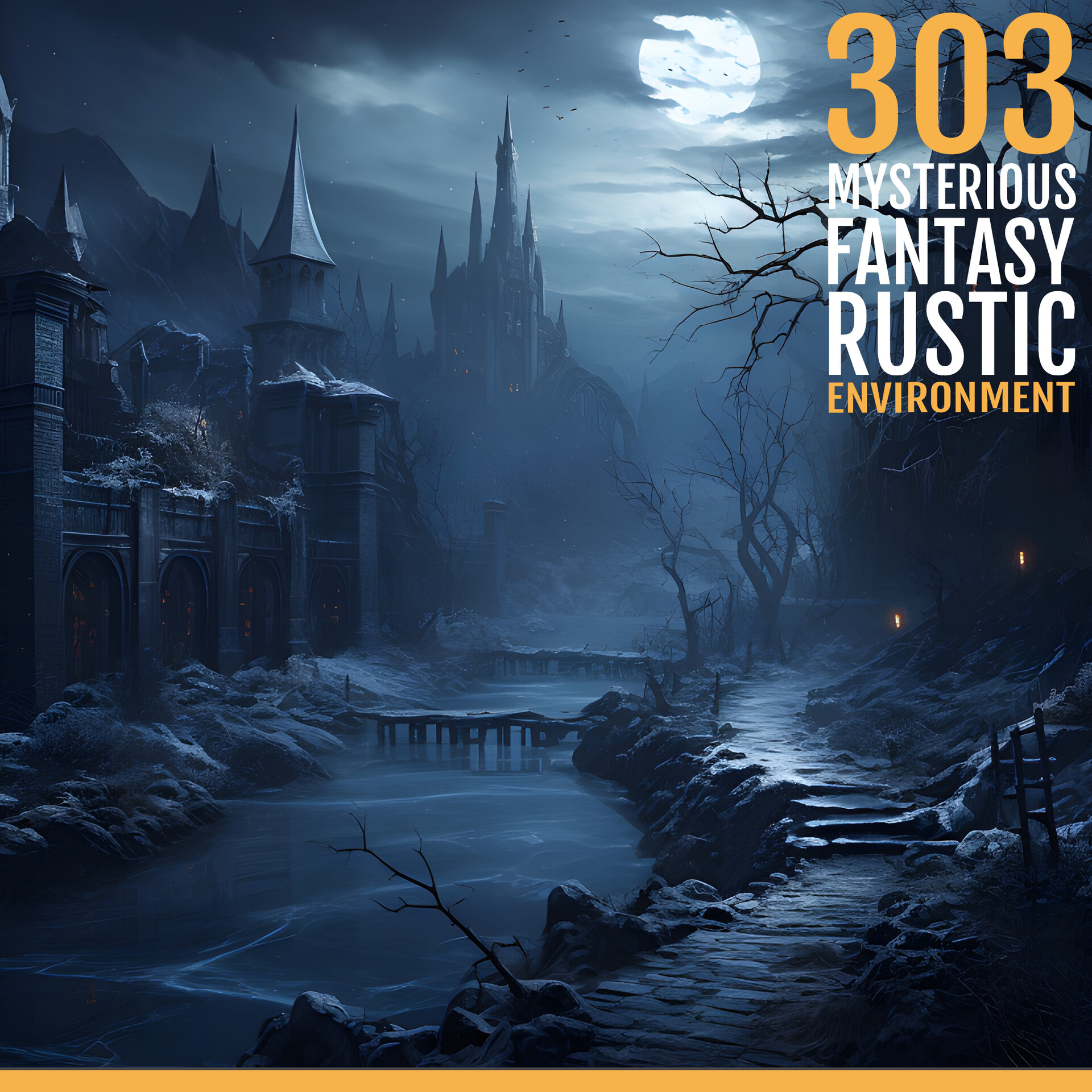 ArtStation - 303 Mysterious Fantasy Rustic Environment