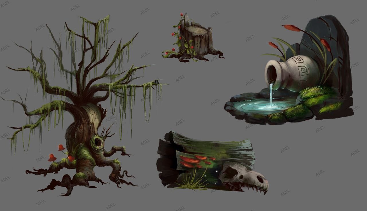 ArtStation - Forest game assets