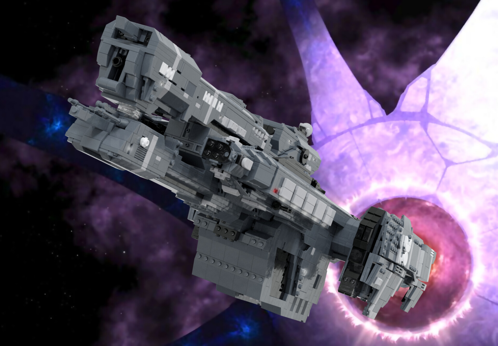 ArtStation - UNSC Forward Unto Dawn FFG-201