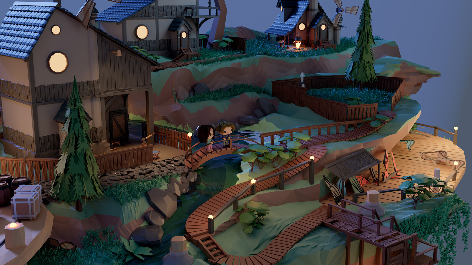 ИЗИ Blender - Cloud Wanderers