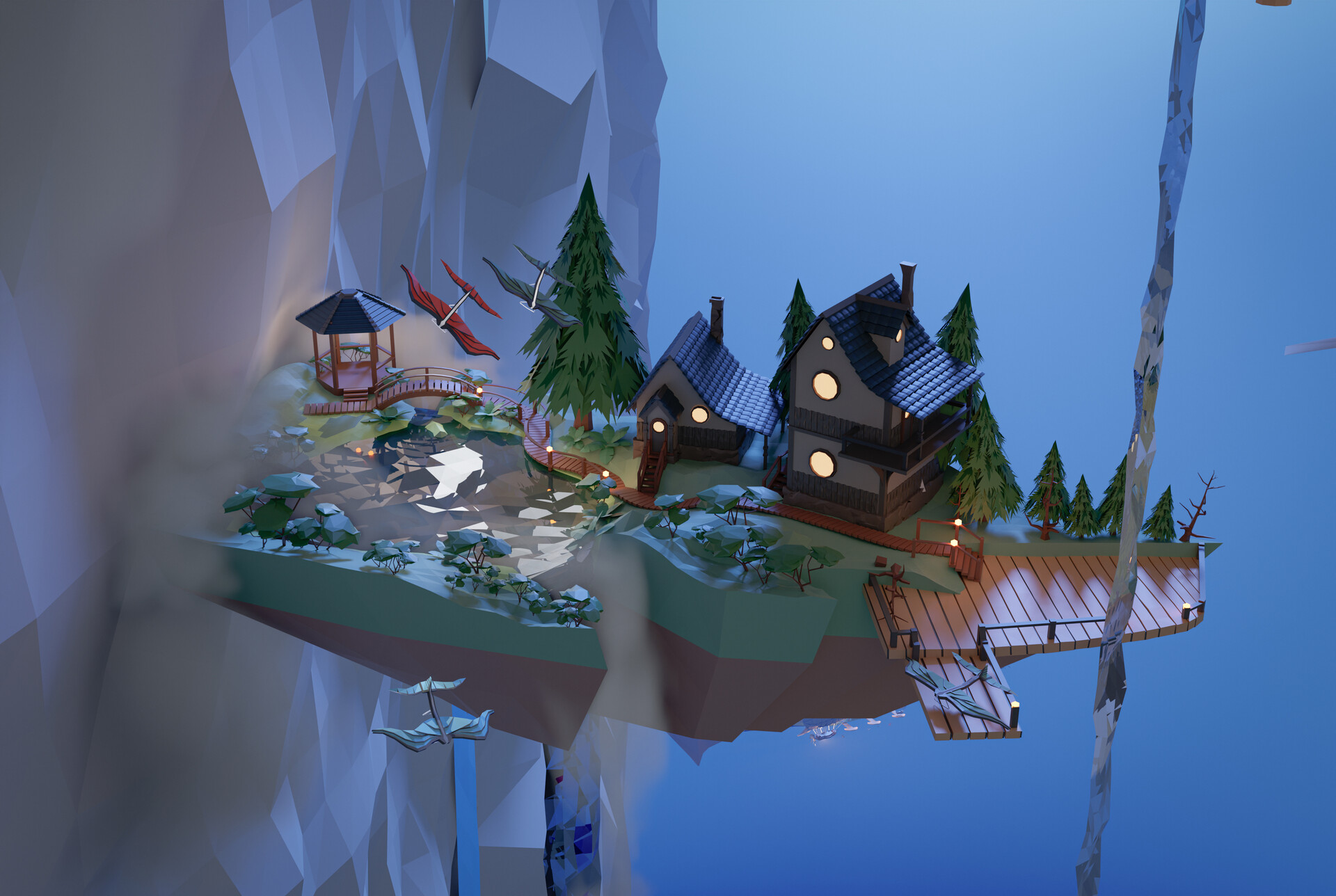 ИЗИ Blender - Cloud Wanderers