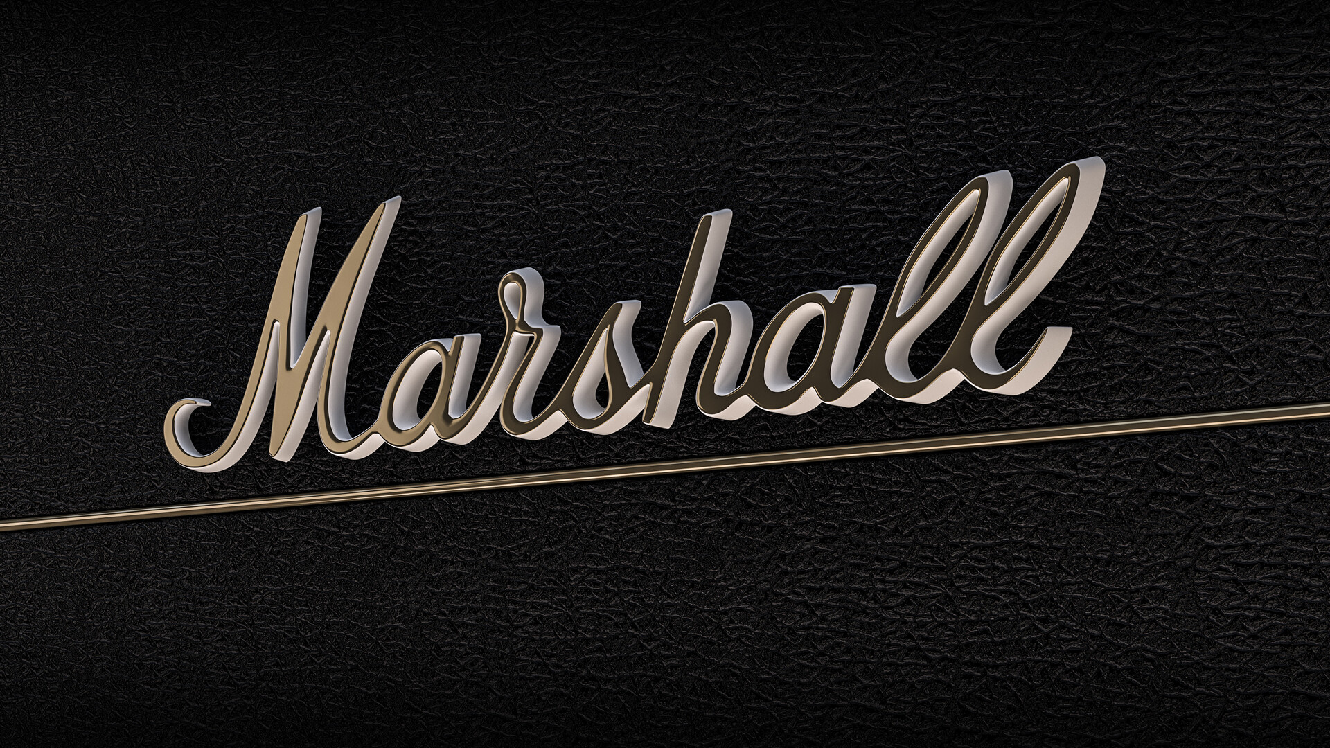 Bertrand B - Marshall amplifier and cabinets - 3D Visualization