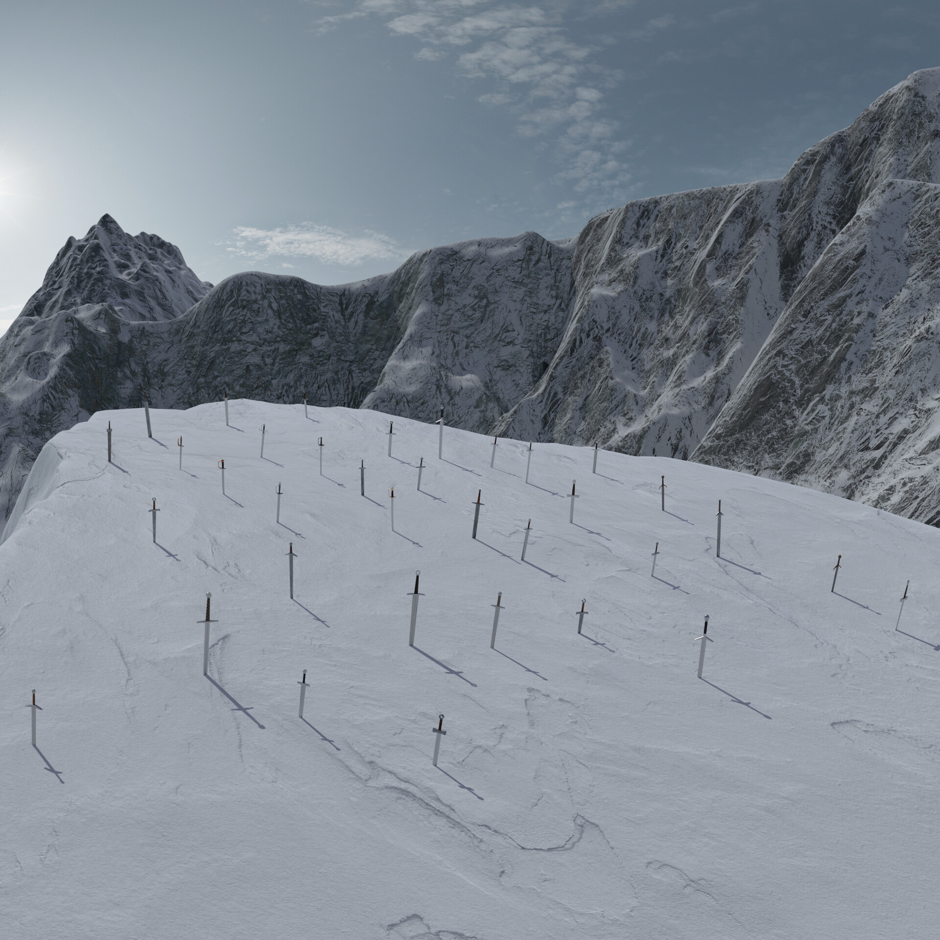 ArtStation - Hill of Swords and Eclipse from "Berserk"