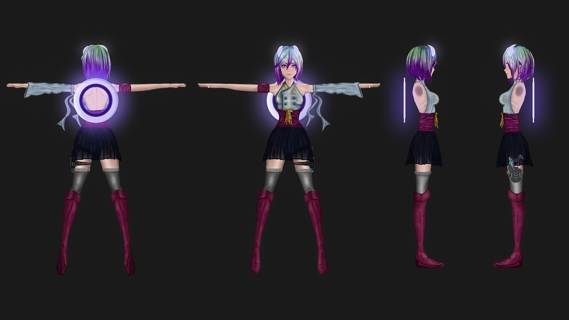 ArtStation - Viola The Demon Warrior