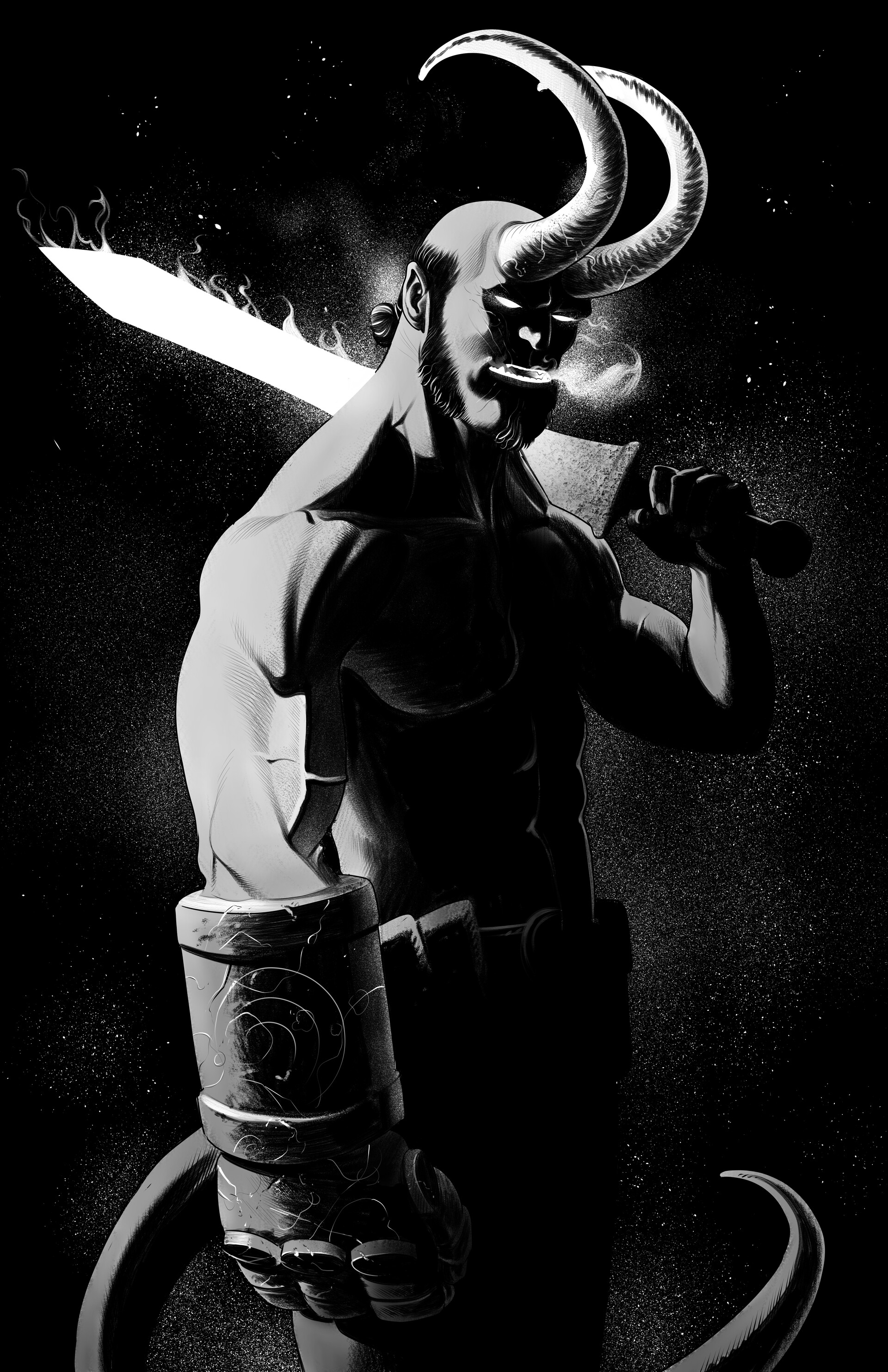 ArtStation - Hellboy Fan Art