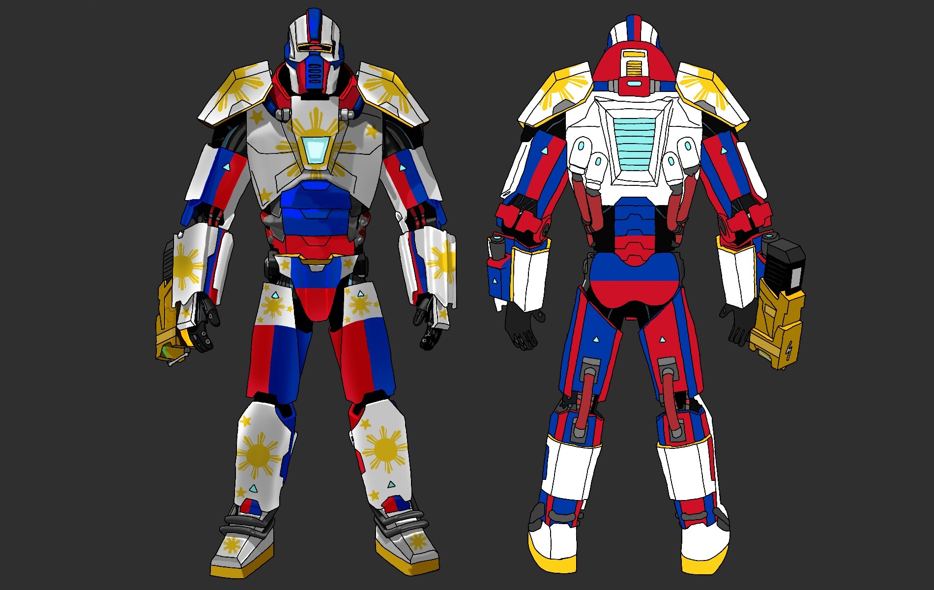 ArtStation - Philippines Sentinel Character Skin