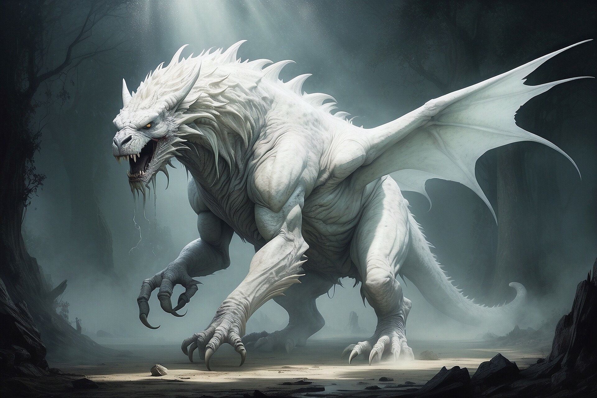 ArtStation - The Dragon protector of North