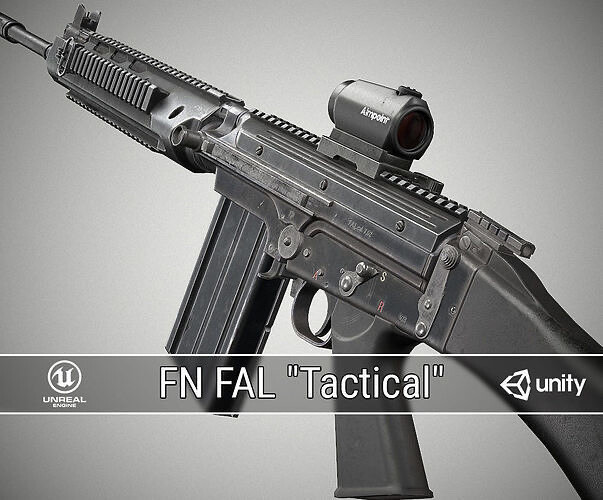 ArtStation - Fal battle rifle designed in Belgium in 1953. In 1946, the ...