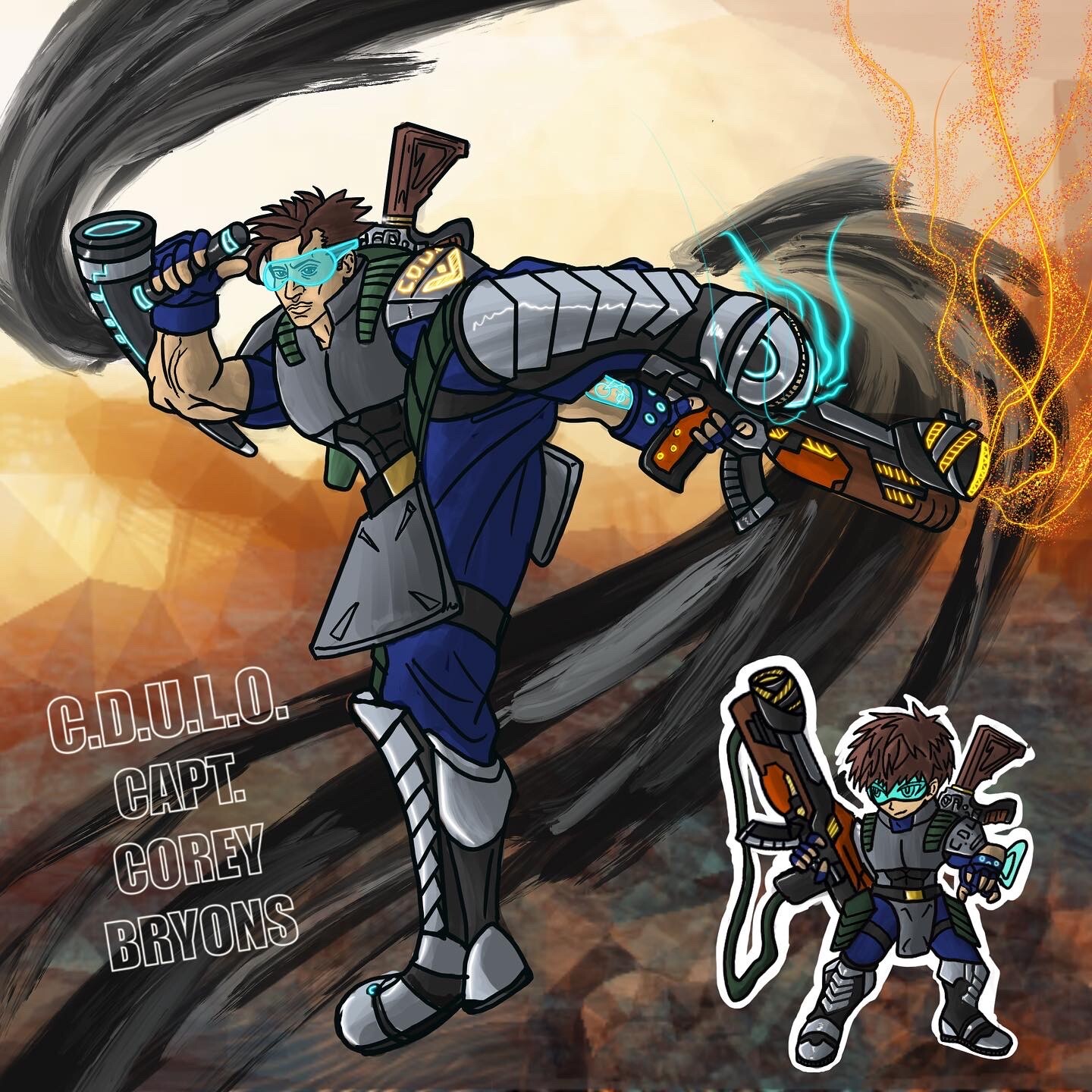 ArtStation - Capt. Corey Bryons - Pinup + Chibi Game Character Mode (C ...