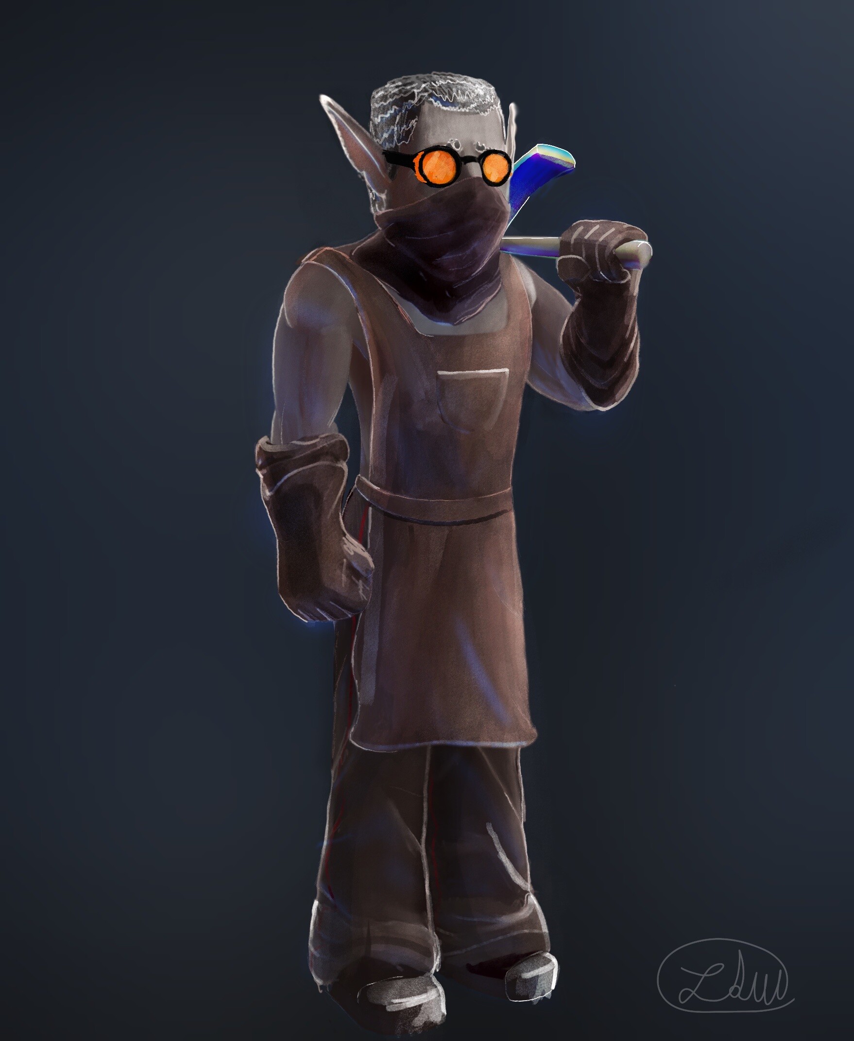 ArtStation - BlackSmith Dark Elf