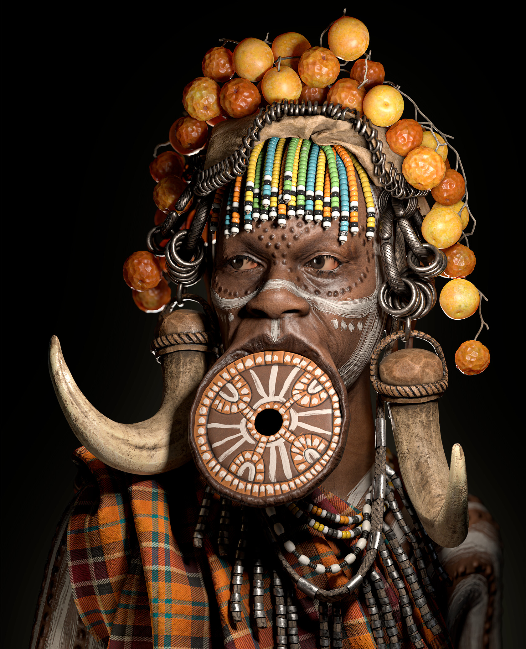 Paula García - Mursi Tribe Woman