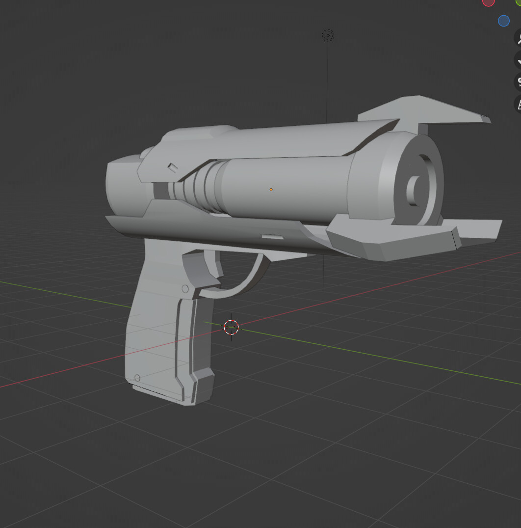 ArtStation - My first 3D model: Ana Sleep Dart Gun Overwatch