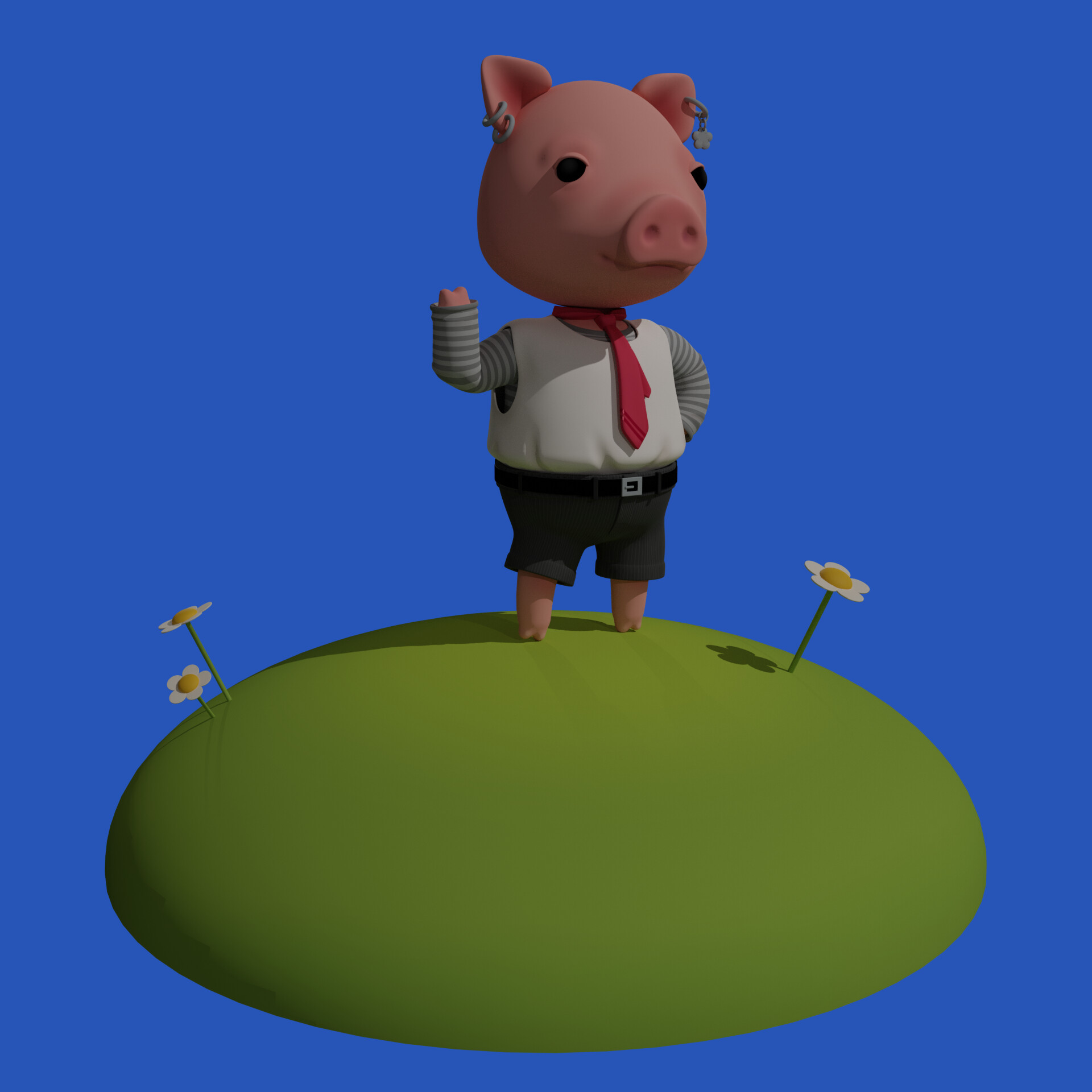 ArtStation - Stylish Piggy