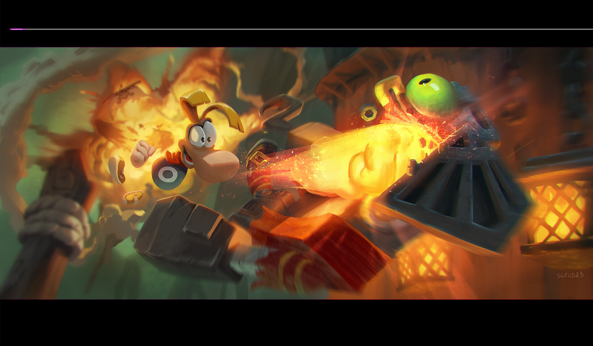 ArtStation - Rayman 2 - Smashing Escape
