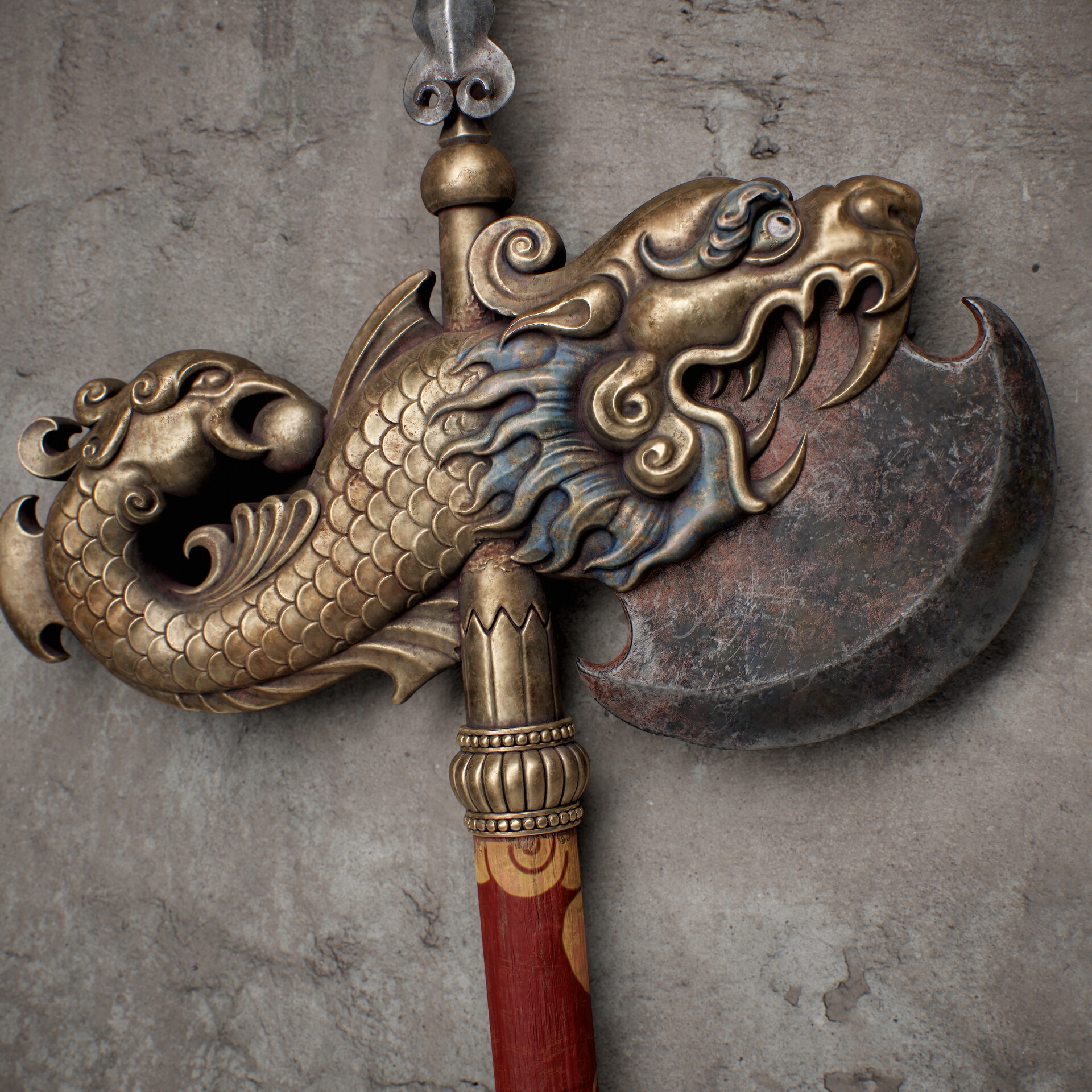 ArtStation - 宋代鱼化斧Chinese axe