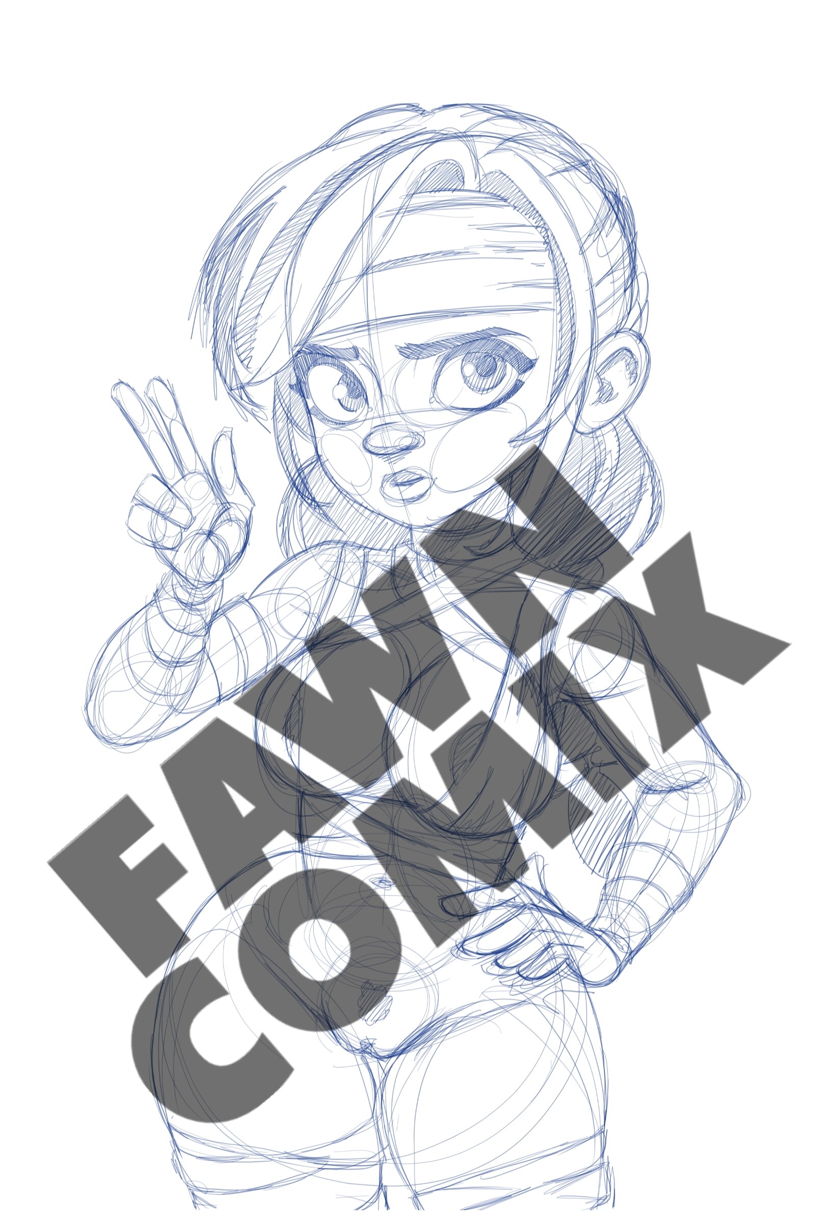 Fawn Comix - Sketch Art for Animation and Adult Story Book