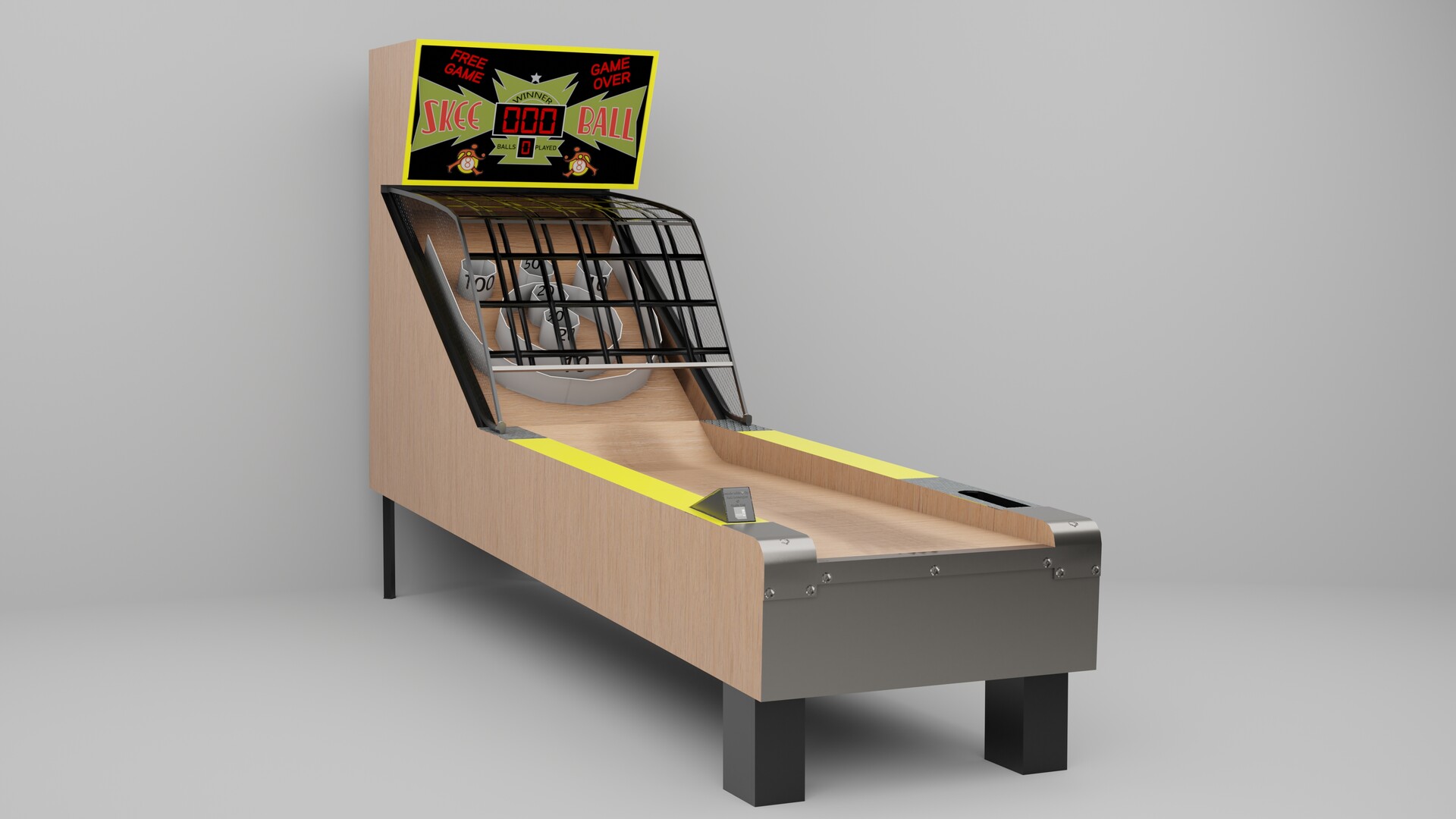 ArtStation - Skee Ball Arcade Machine