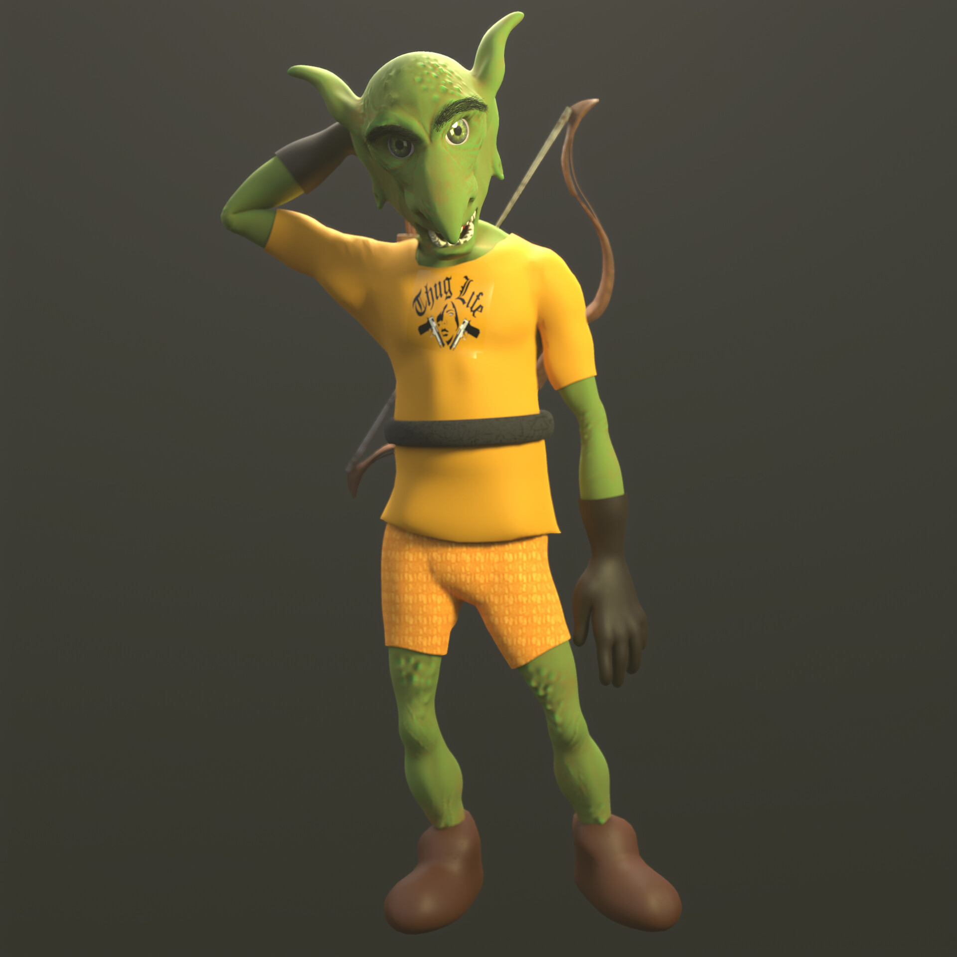 ArtStation - Realistic Hunter Goblin Character For AAA Games