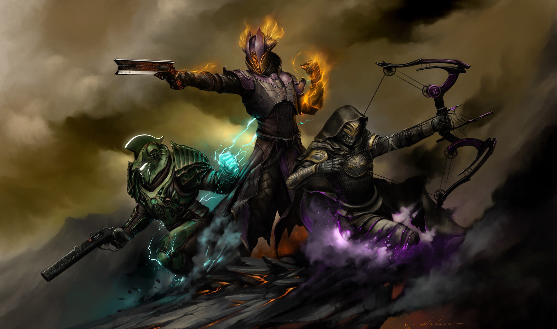 ArtStation - Destiny Fireteam Commission