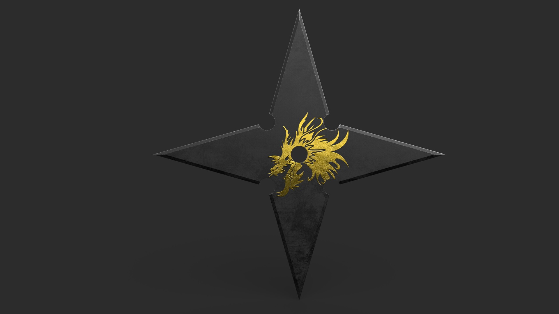 ArtStation - SHURIKEN THROWING NINJA STAR