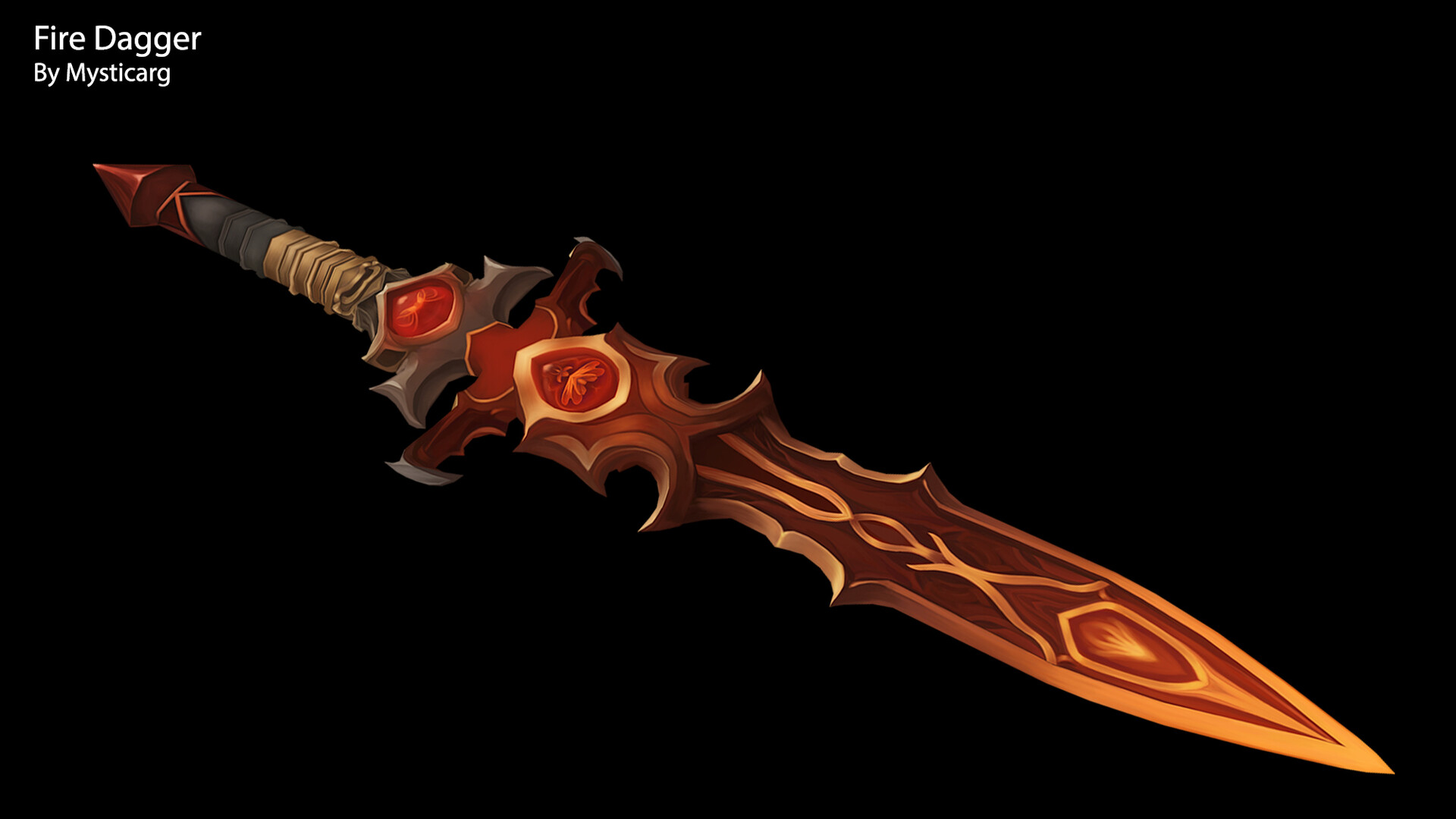 ArtStation - Fire Dagger