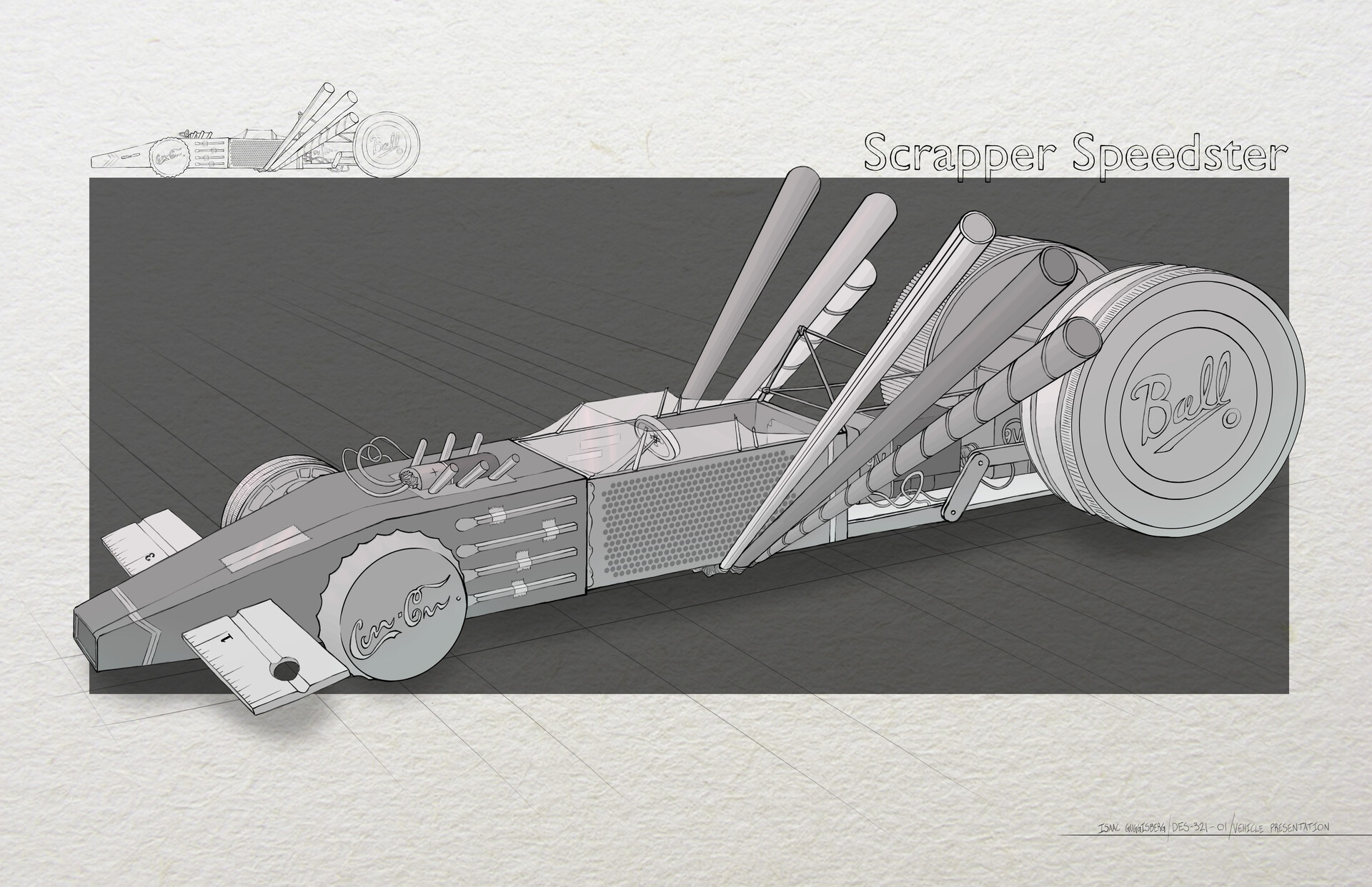 ArtStation - The Scrapper Speedster